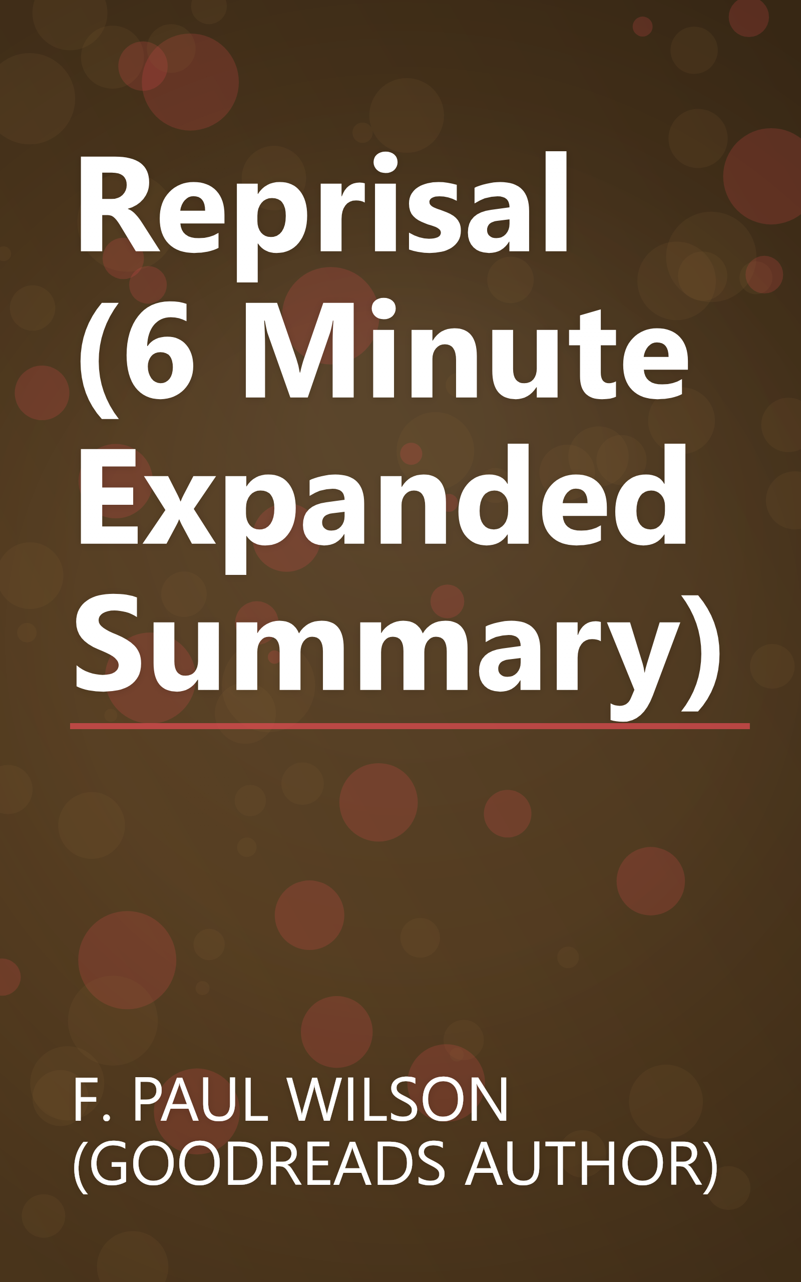 Reprisal (6 Minute   Expanded Summary) book cover