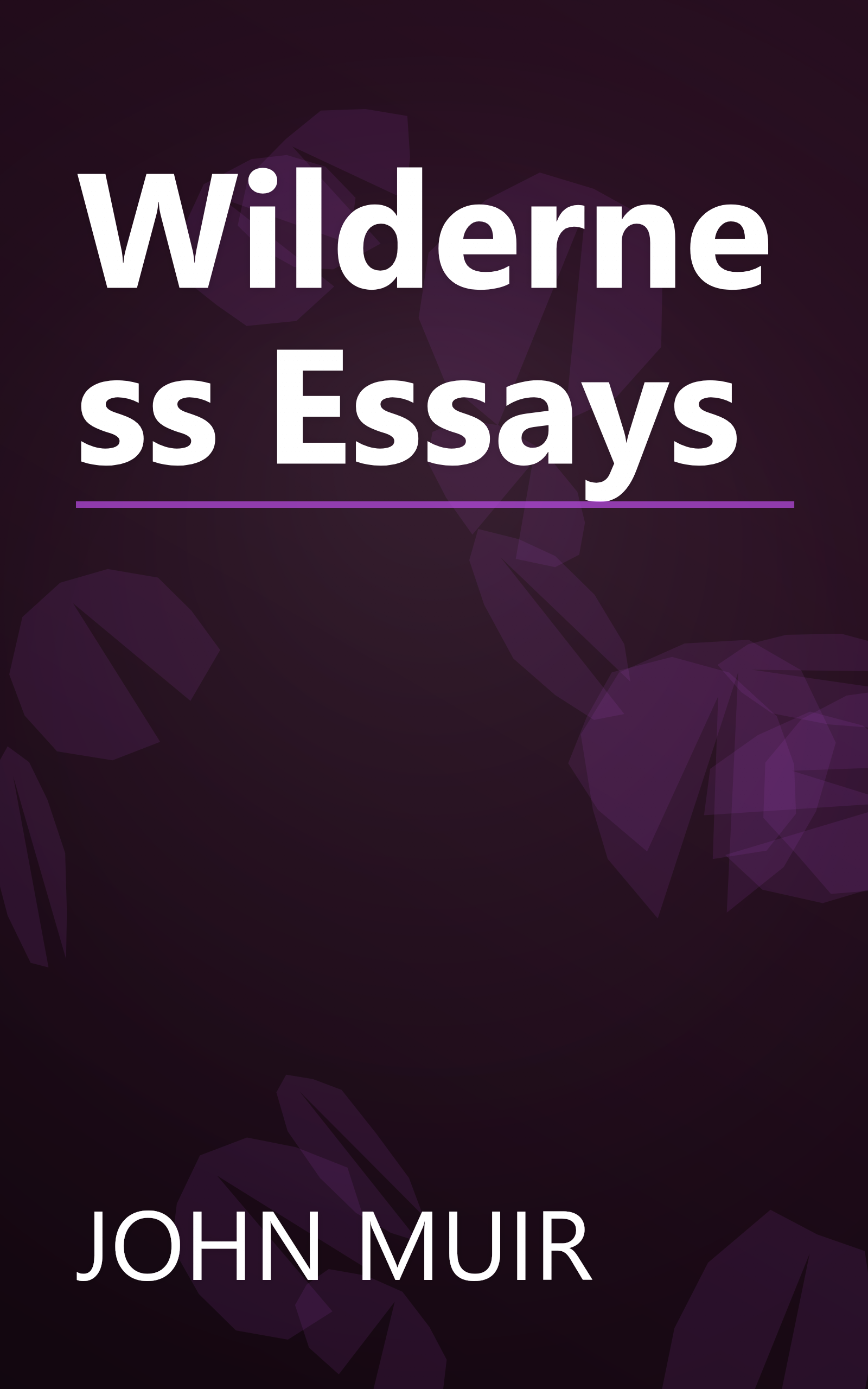 Wilderness Essays book cover