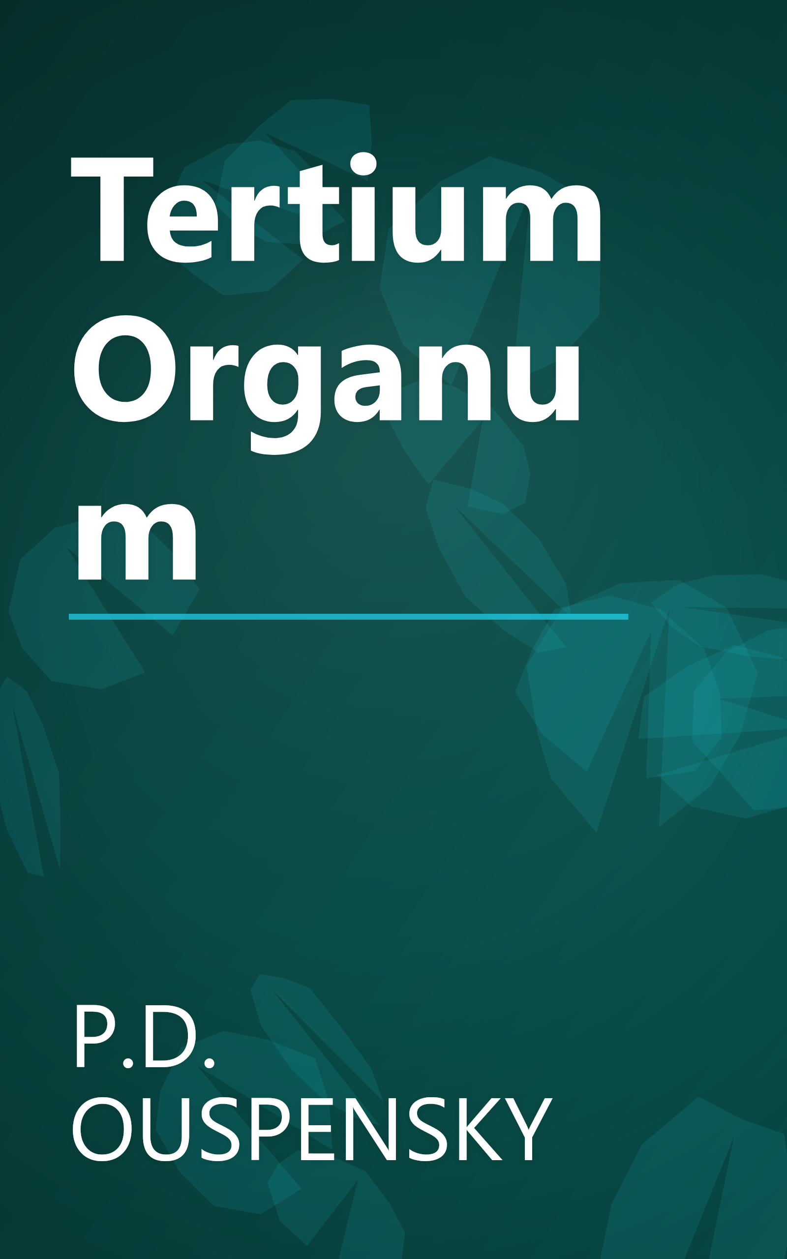 Tertium Organum book cover