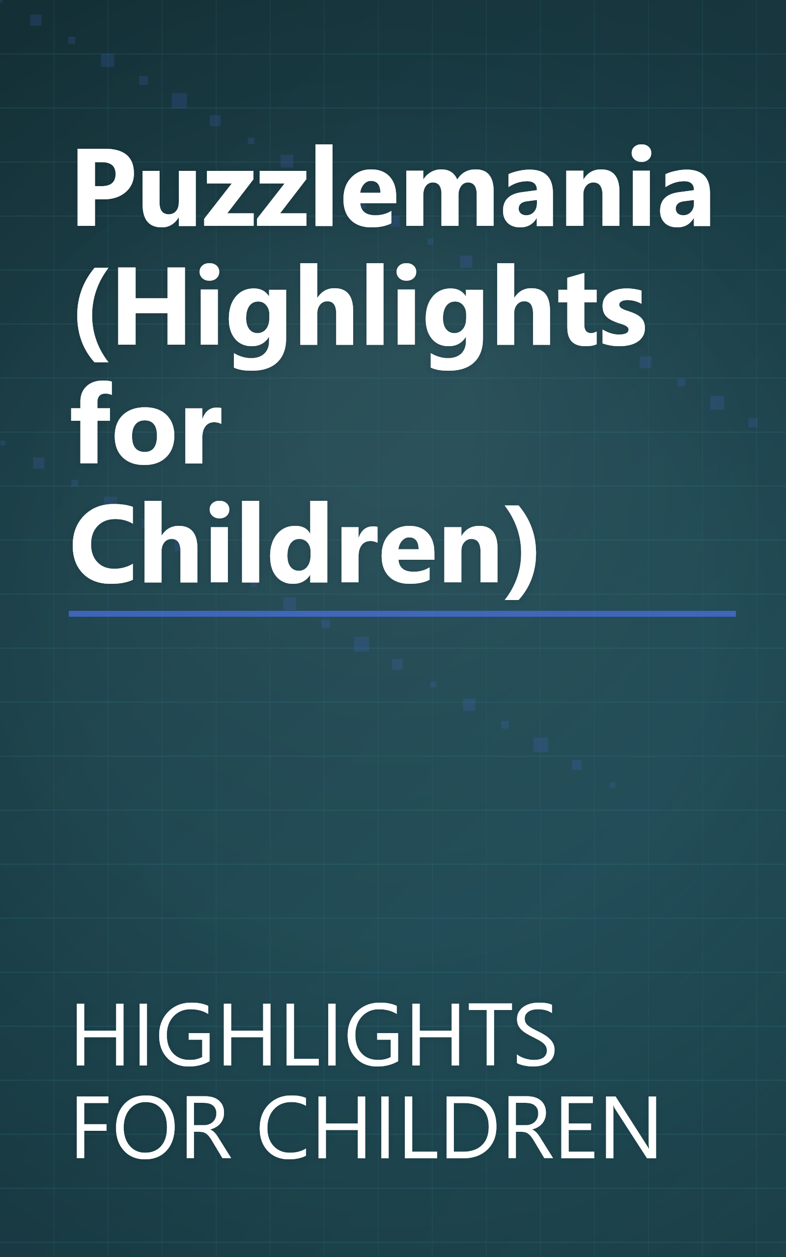 Puzzlemania (Highlights for Children) book cover