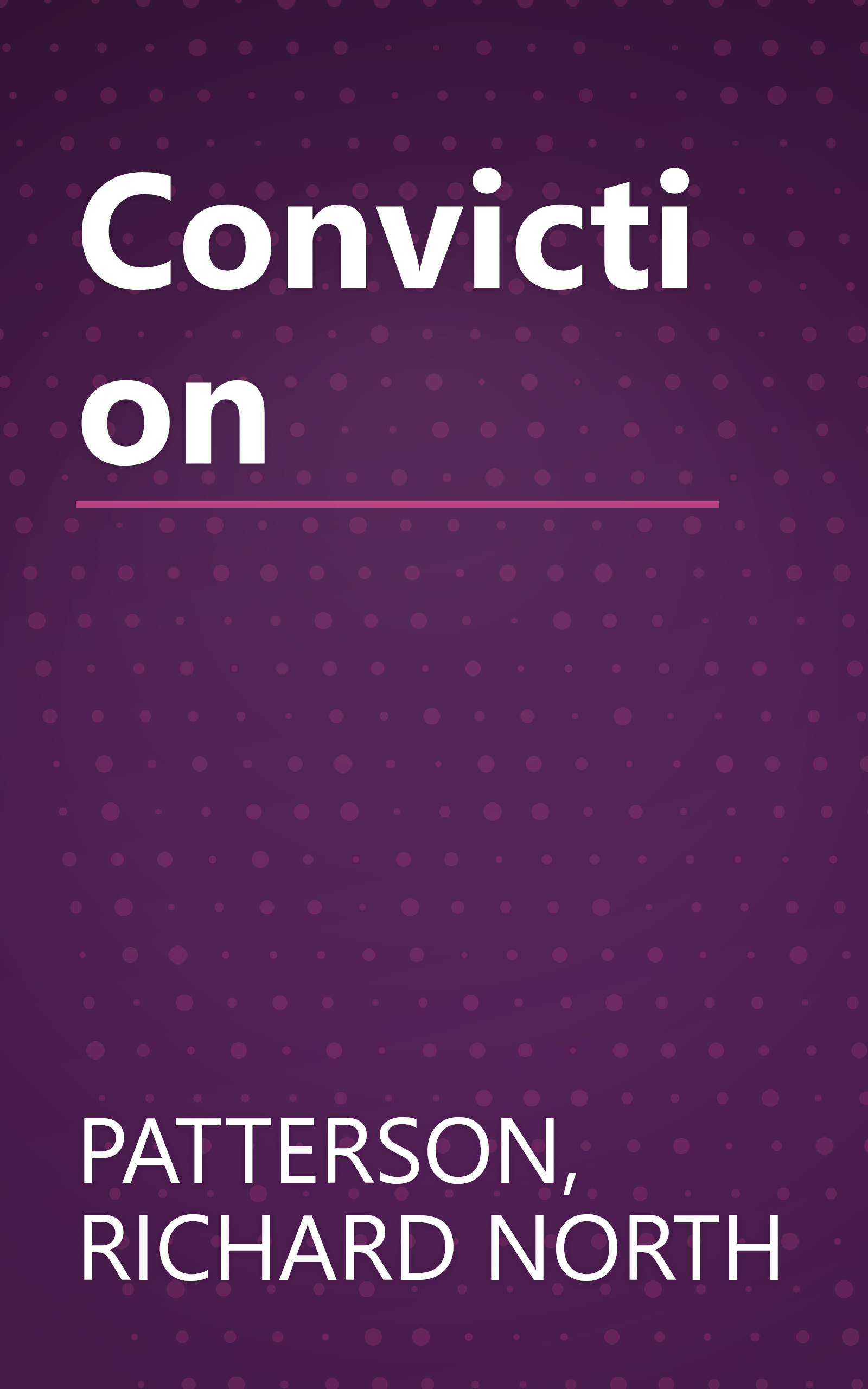 Conviction book cover