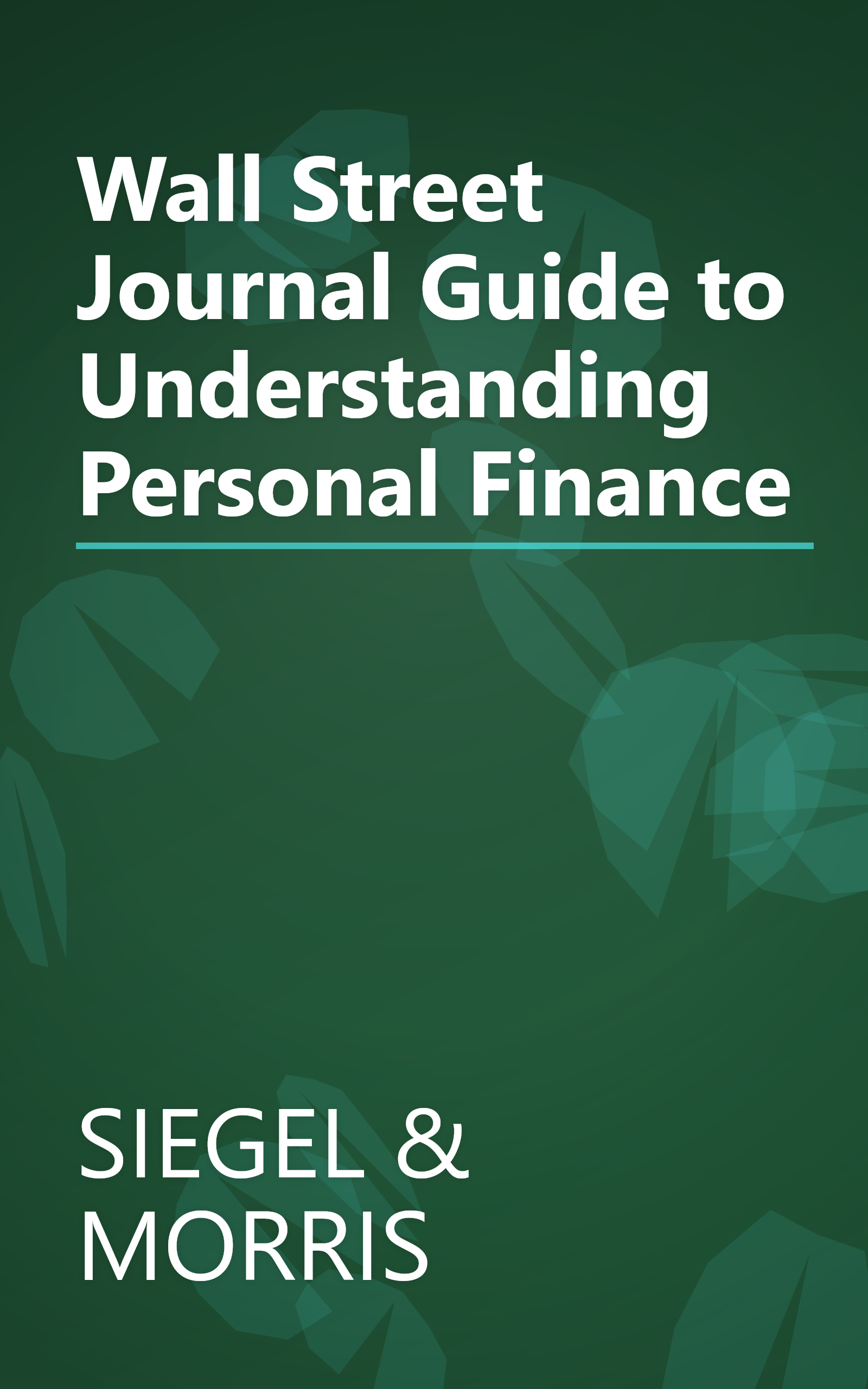 Wall Street Journal Guide to Understanding Personal Finance book cover