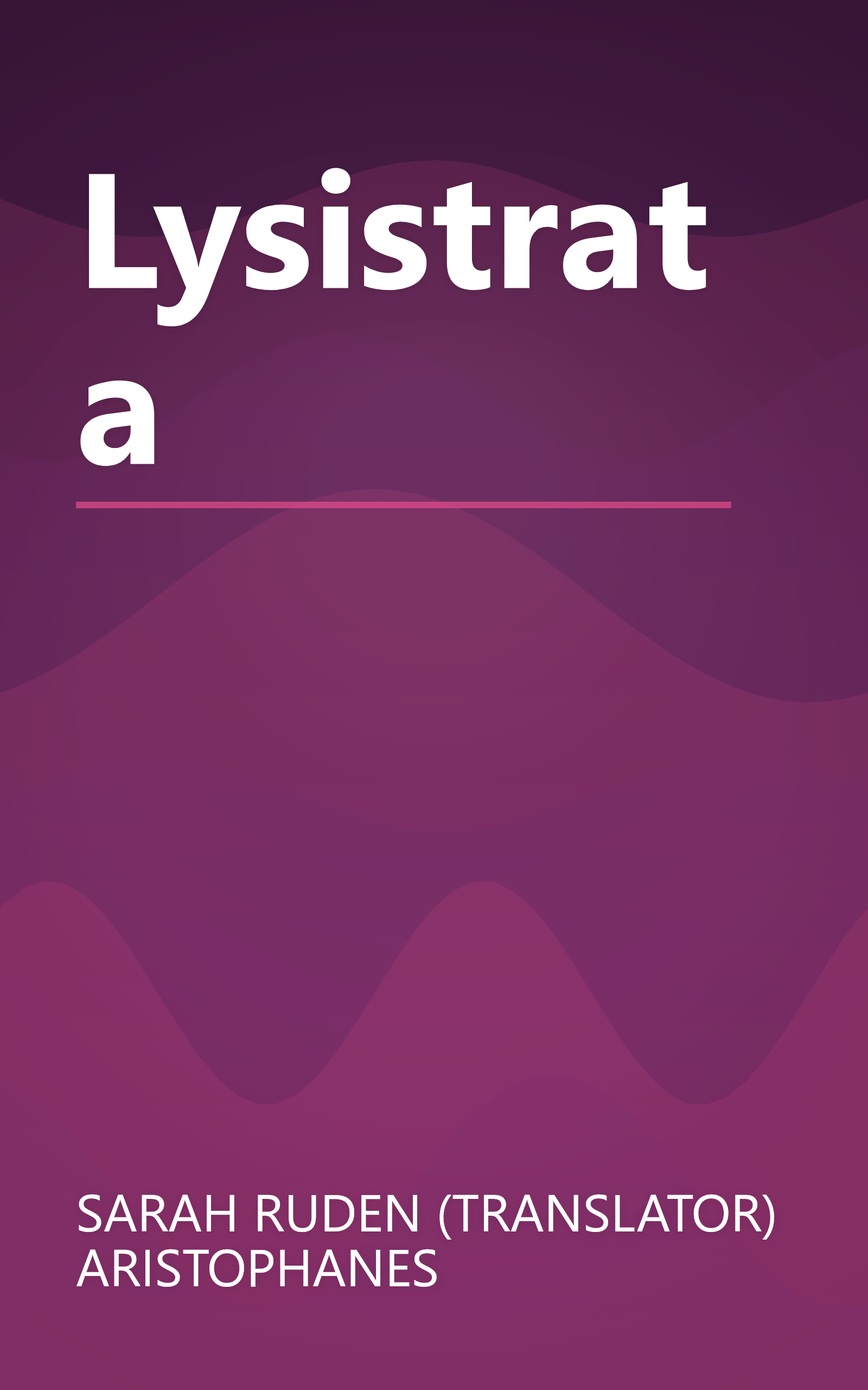 Lysistrata book cover
