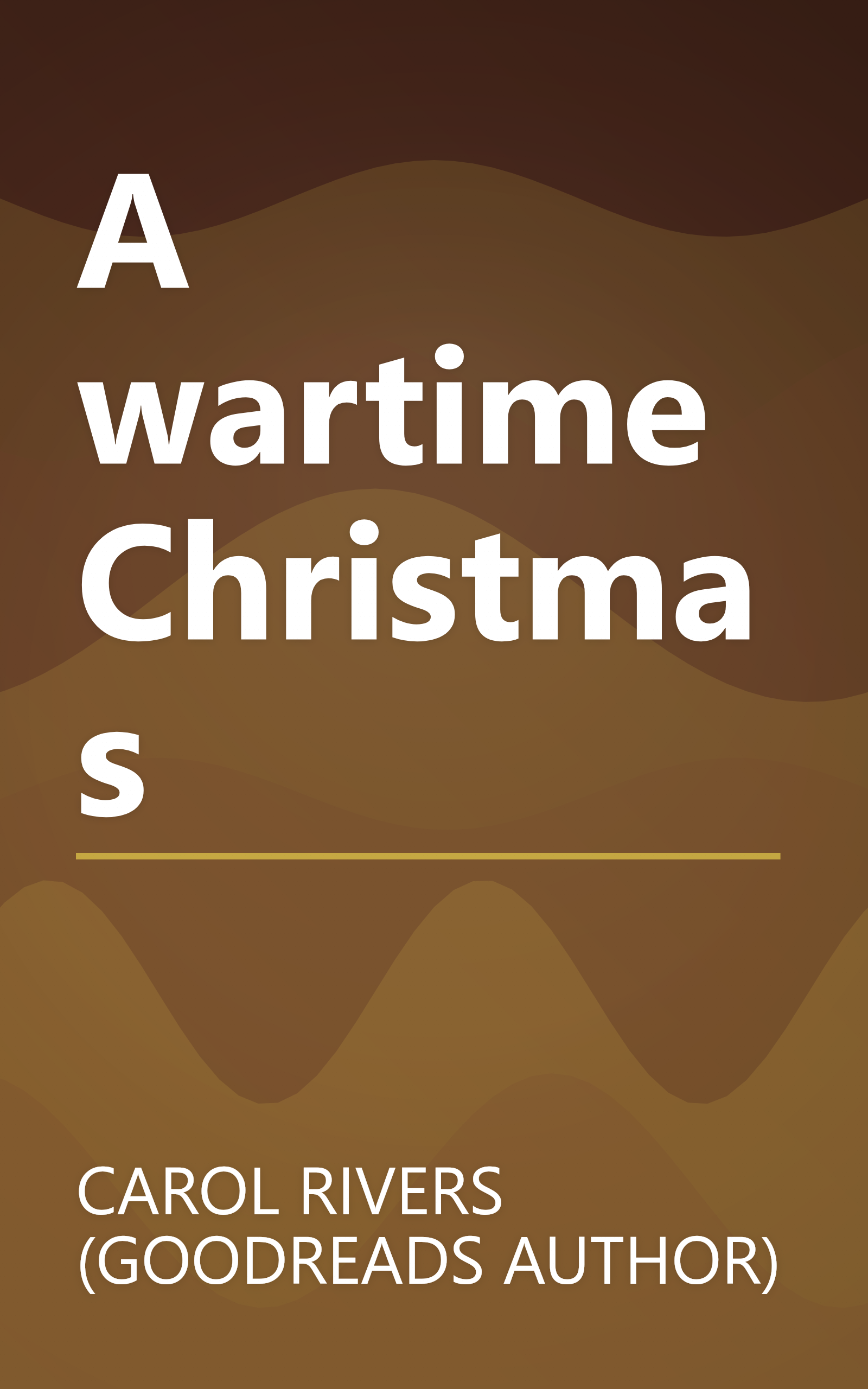 A wartime Christmas book cover