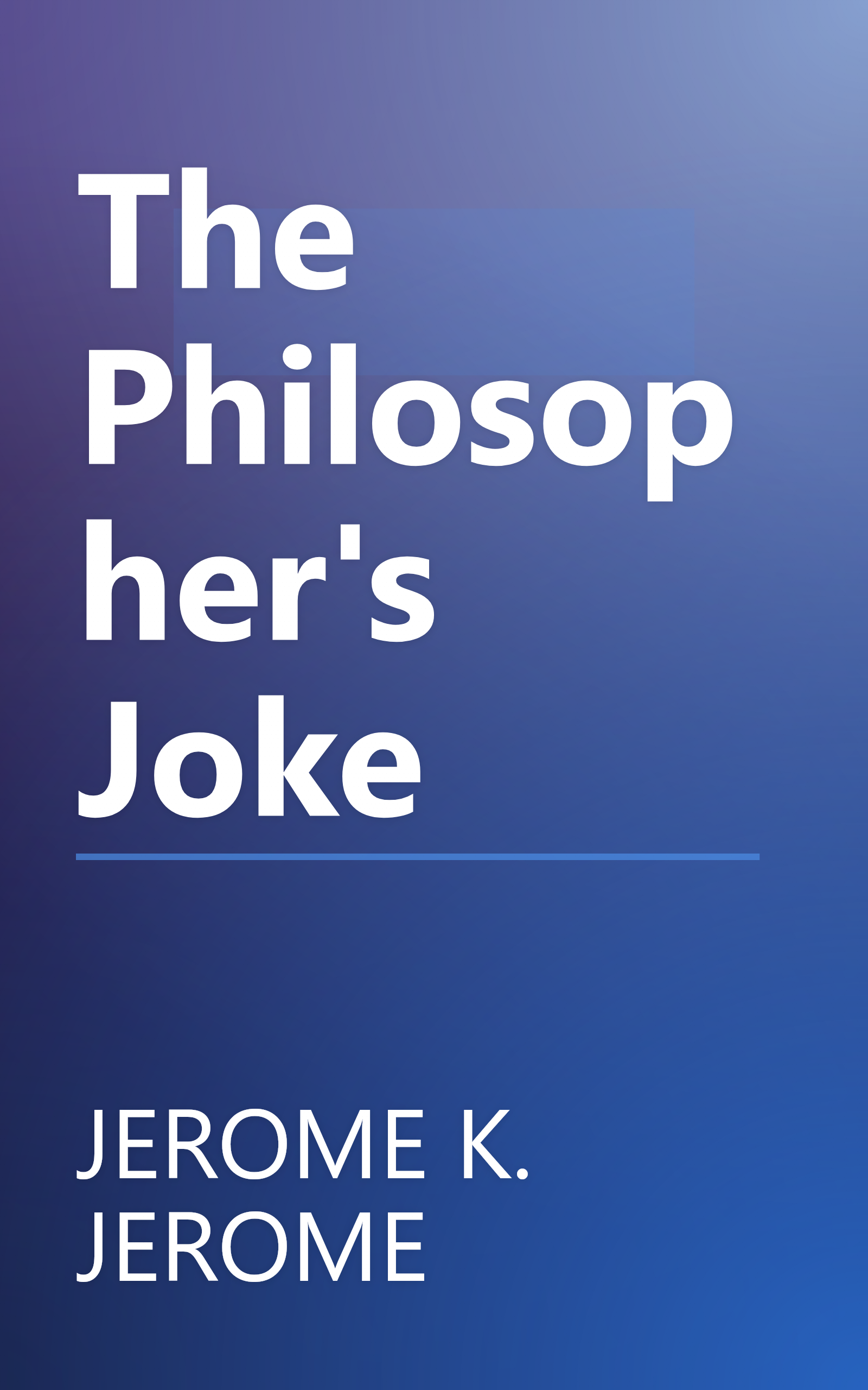 The Philosopher's Joke book cover