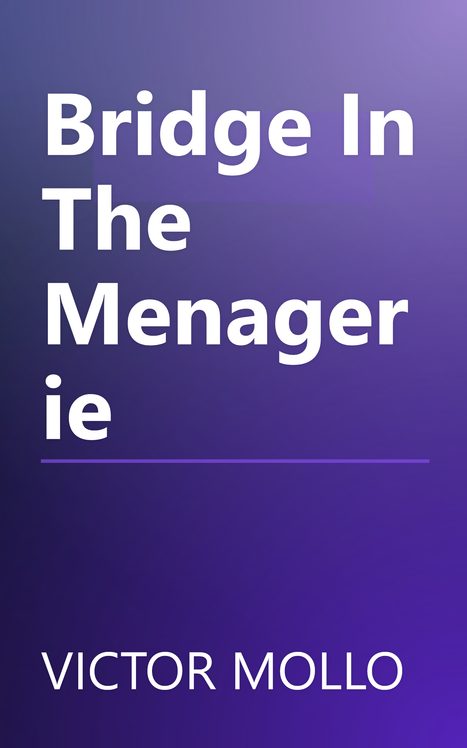 Bridge In The Menagerie book cover