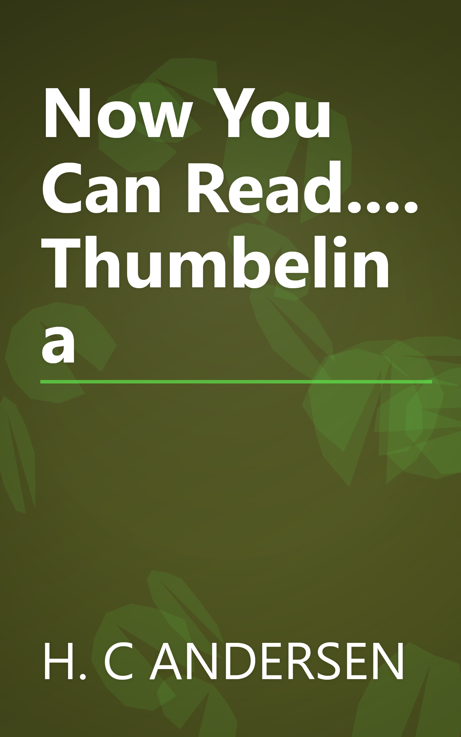 Now You Can Read.... Thumbelina book cover