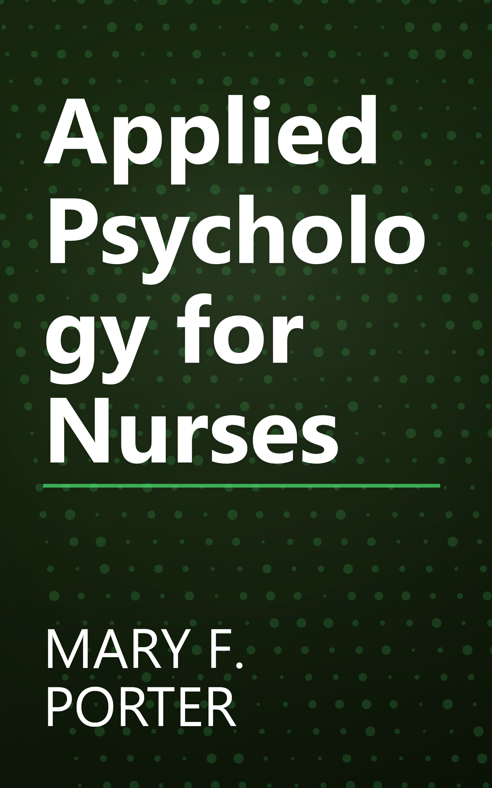 Applied Psychology for Nurses book cover