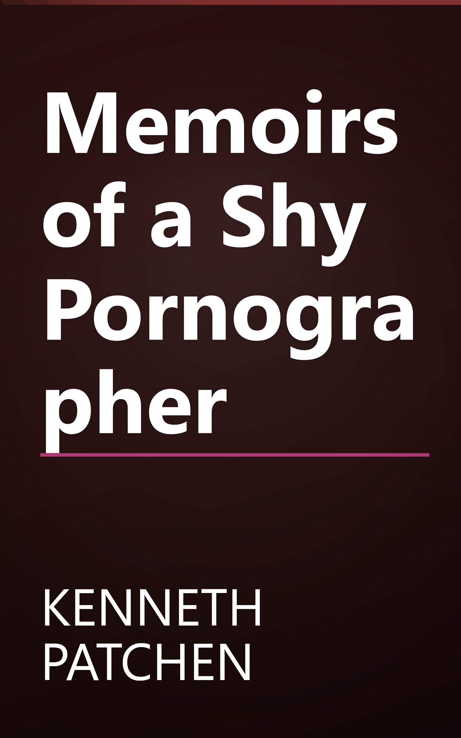 Memoirs of a Shy Pornographer book cover