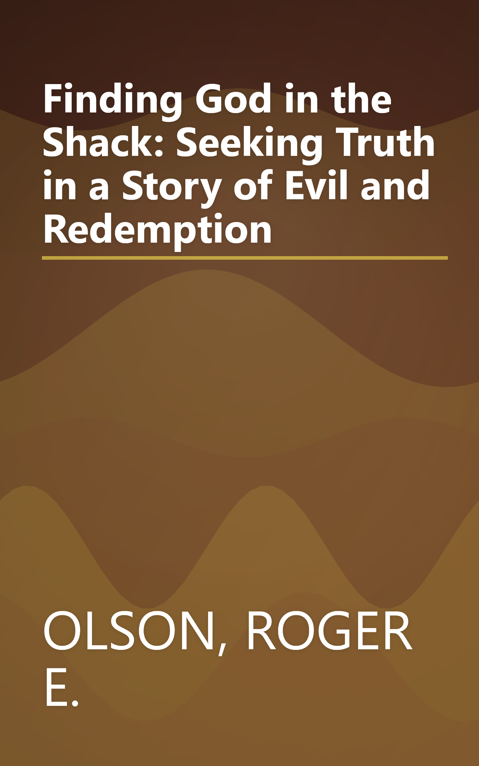 Finding God in the Shack: Seeking Truth in a Story of Evil and Redemption book cover