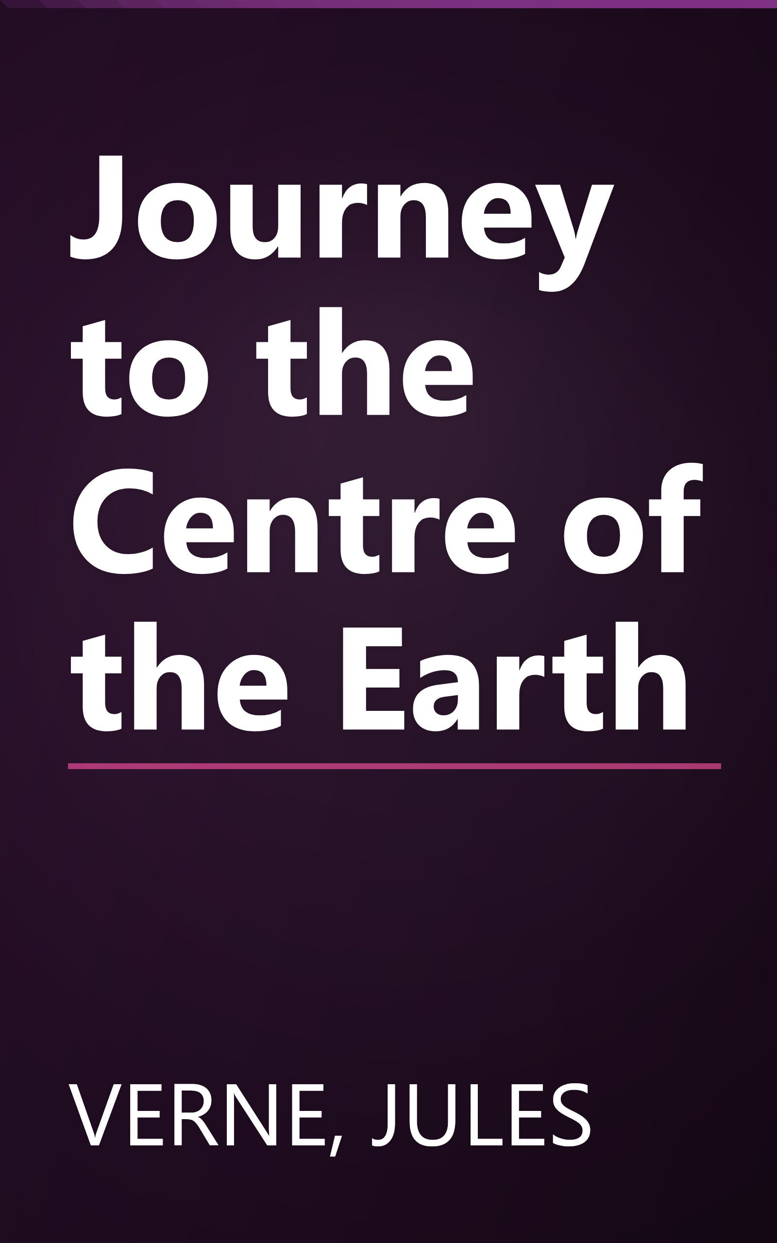 Journey to the Centre of the Earth book cover