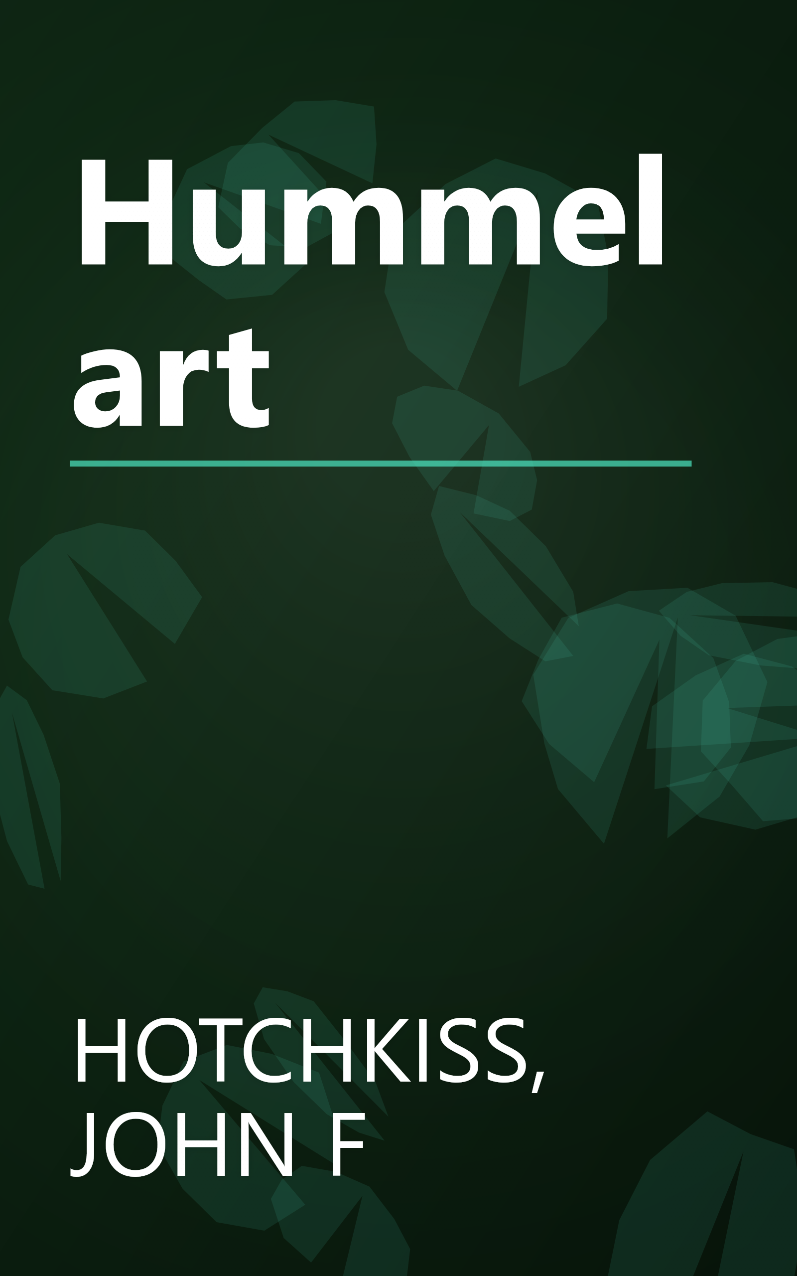 Hummel art book cover