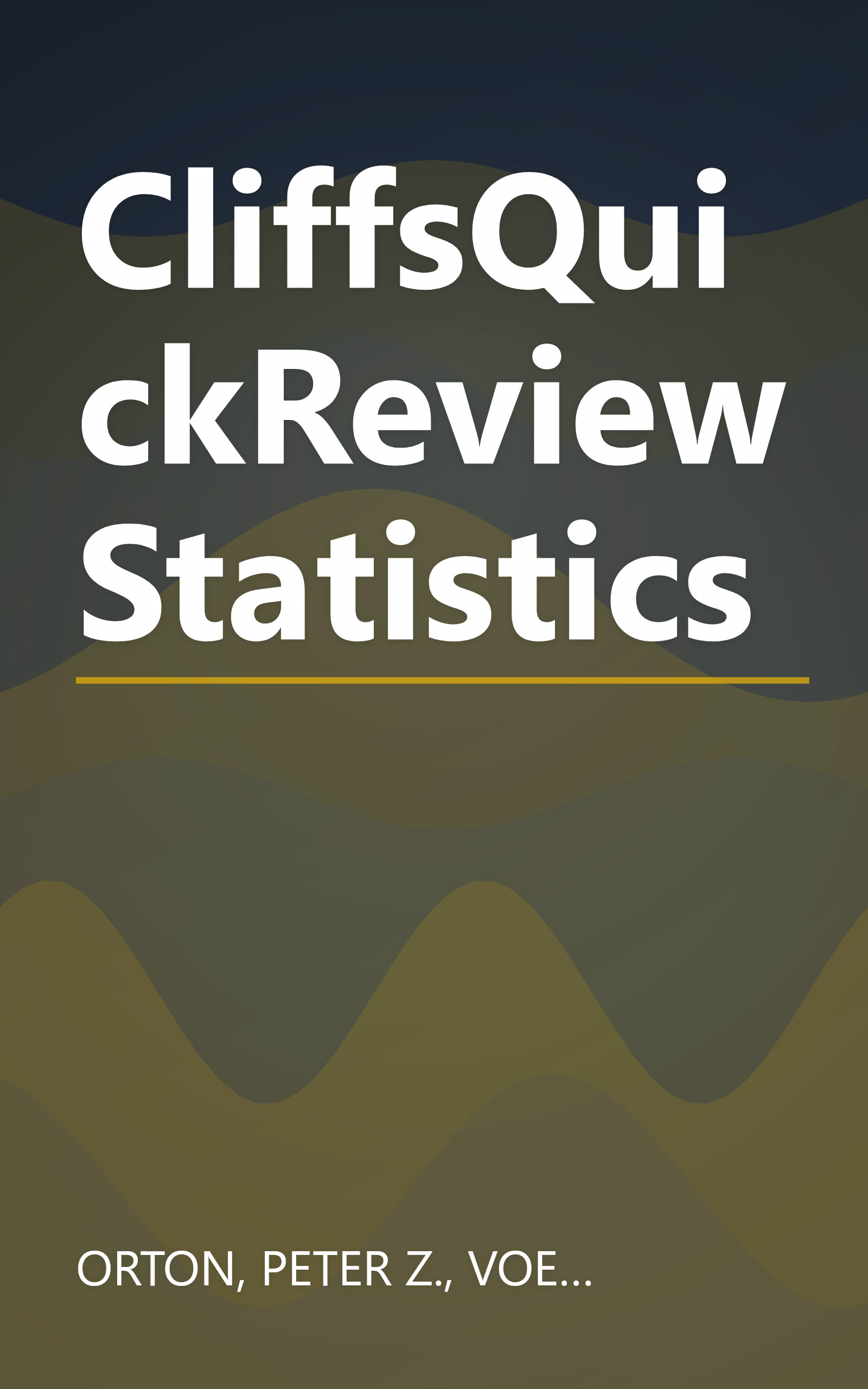 CliffsQuickReview Statistics book cover