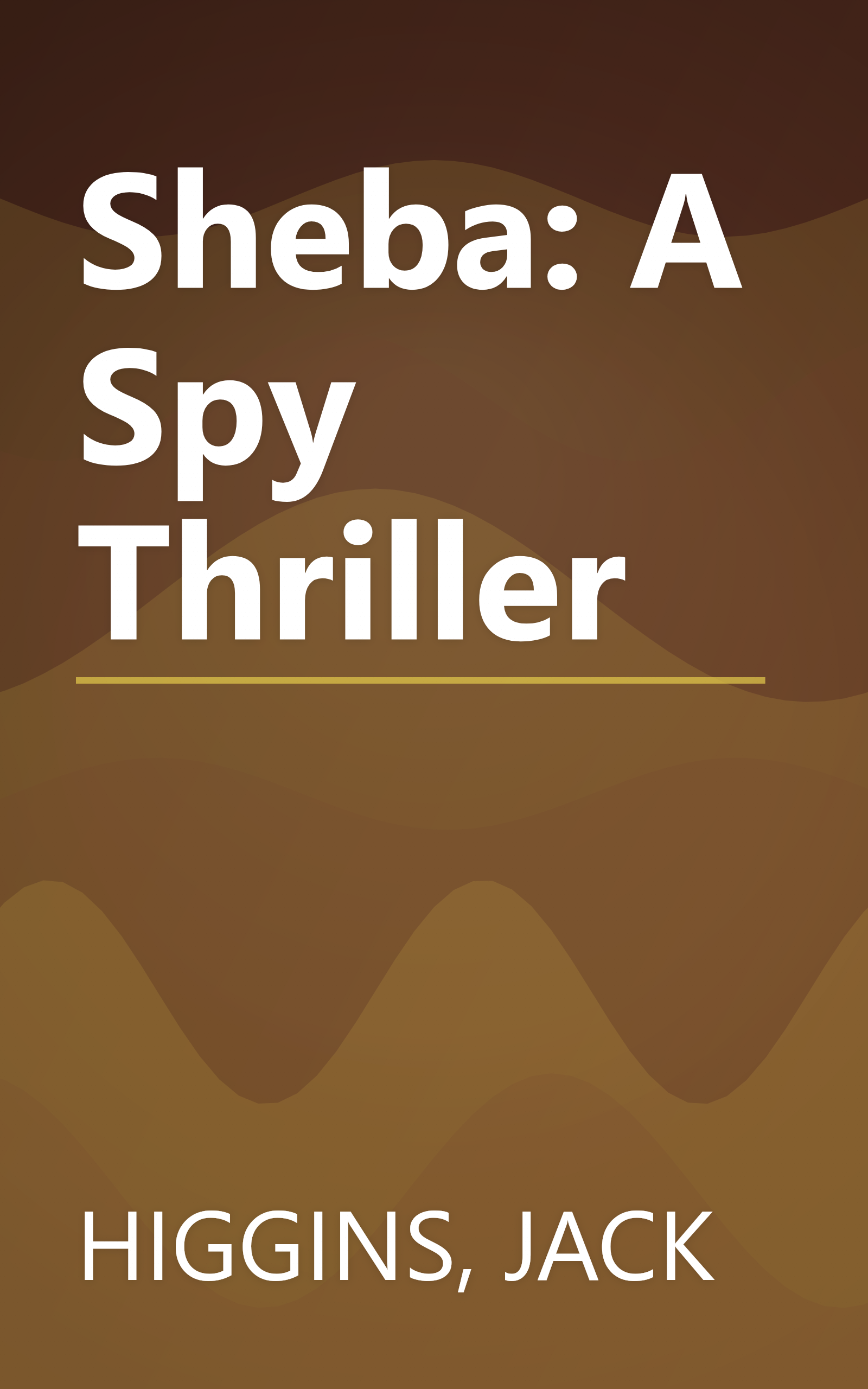 Sheba: A Spy Thriller book cover