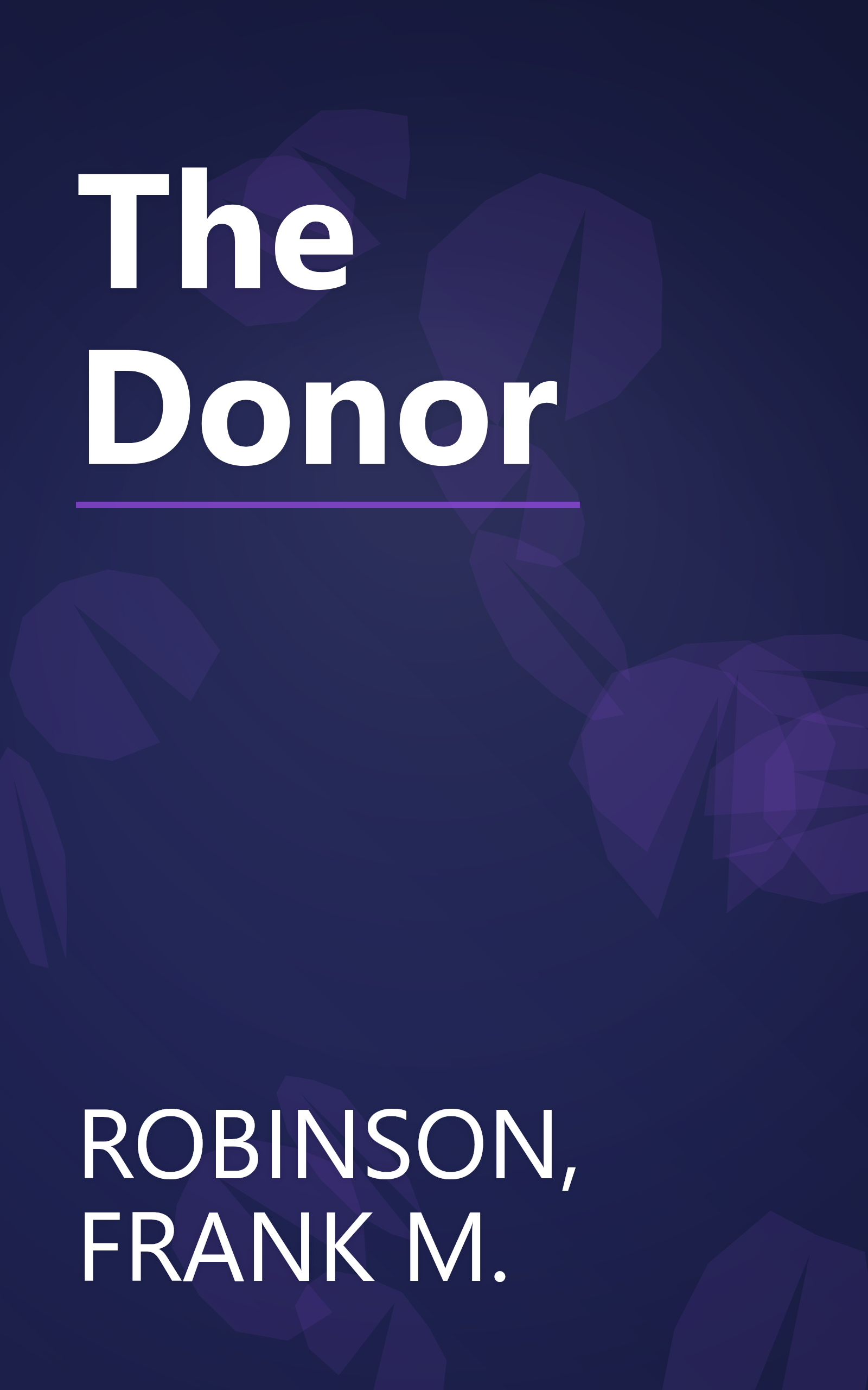 The Donor book cover