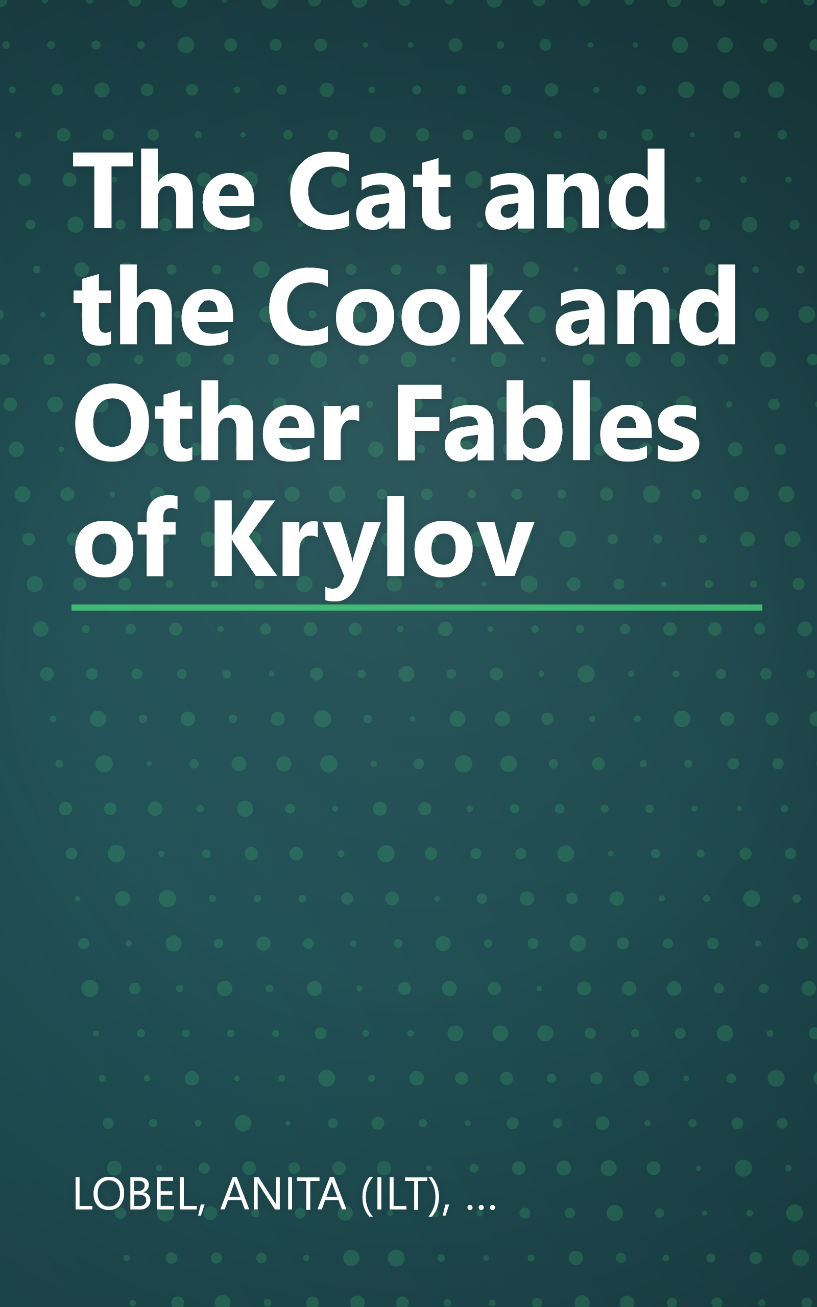 The Cat and the Cook and Other Fables of Krylov book cover