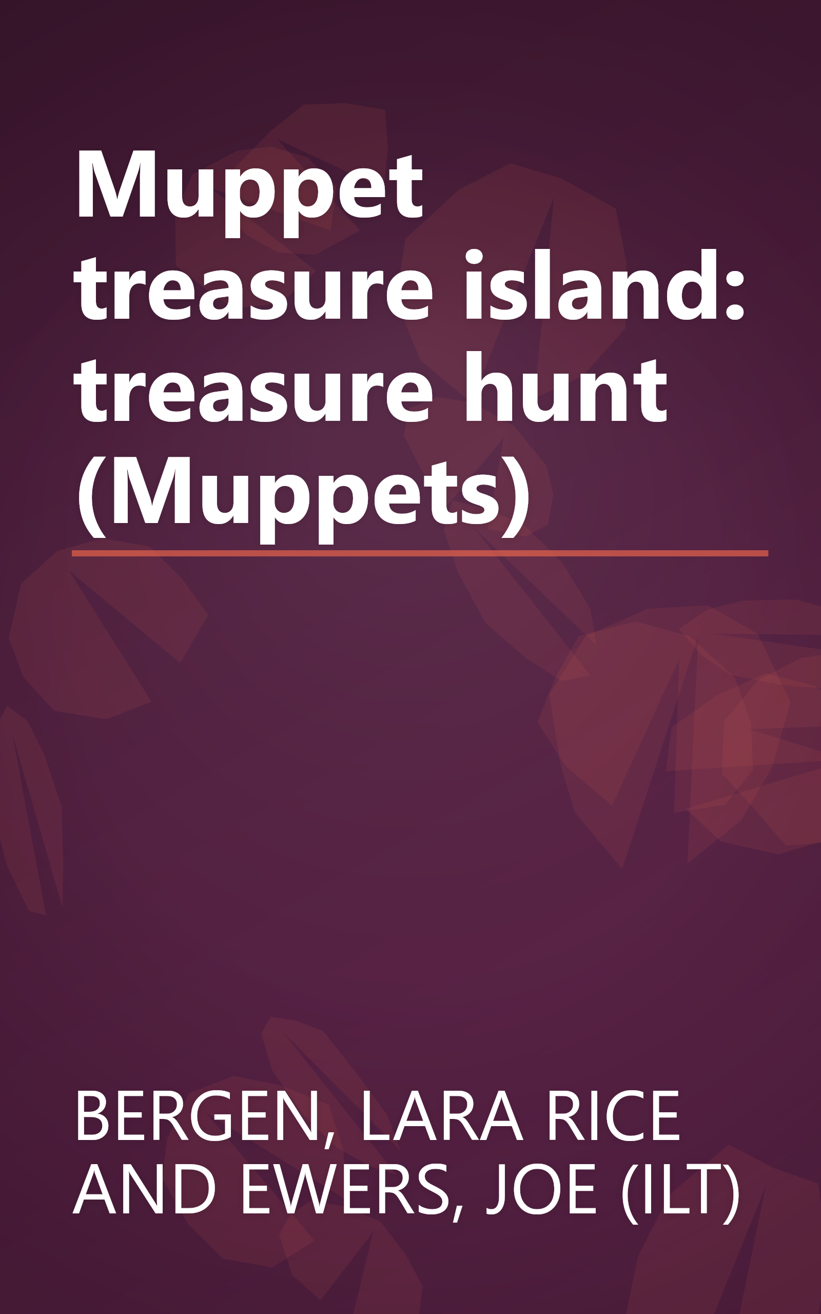 Muppet treasure island: treasure hunt (Muppets) book cover