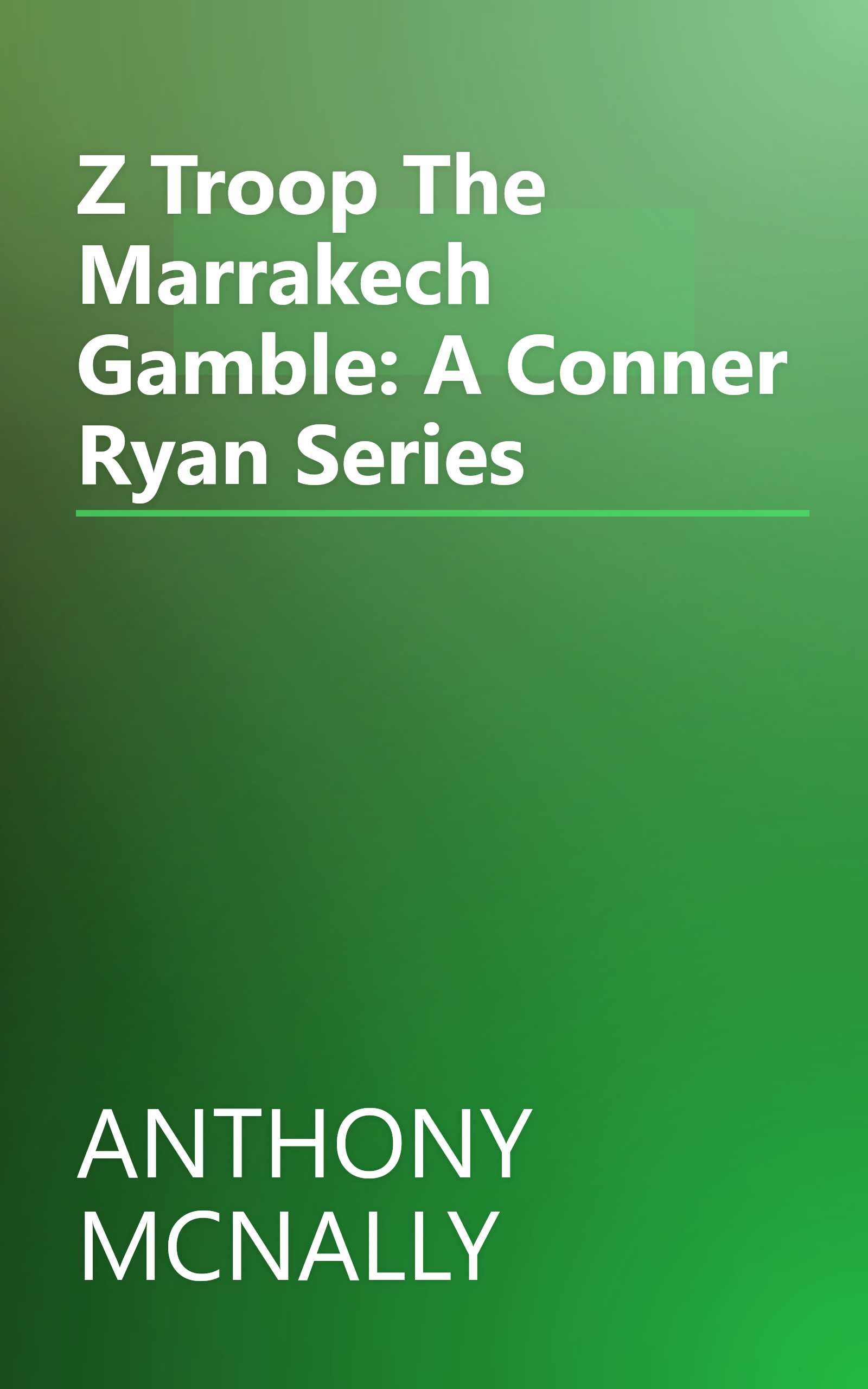 Z Troop The Marrakech Gamble: A Conner Ryan Series book cover