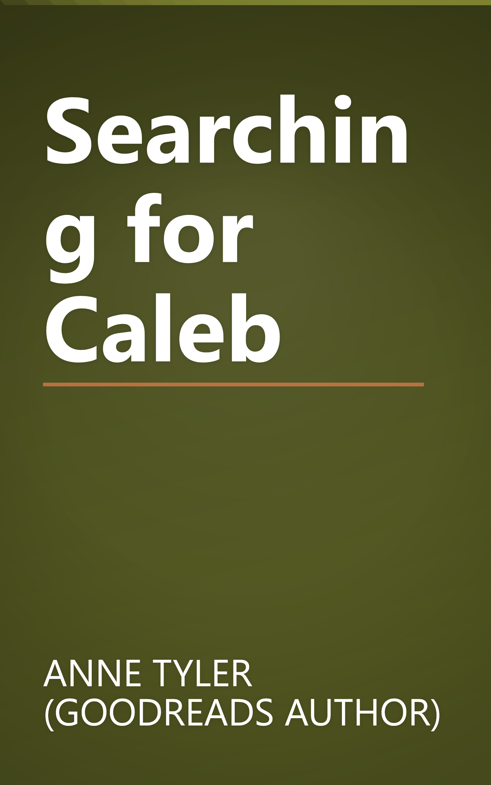 Searching for Caleb book cover