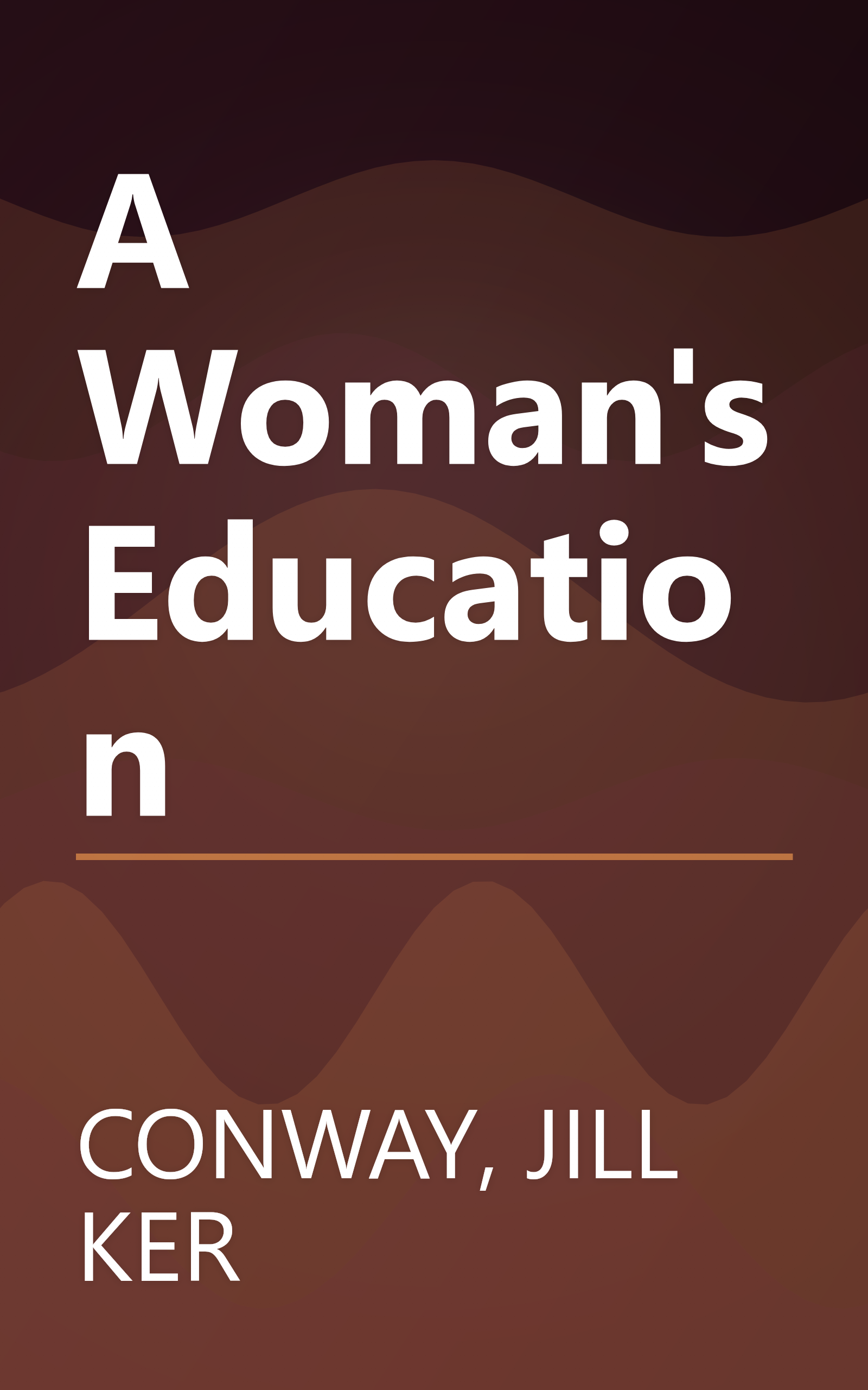 A Woman's Education book cover