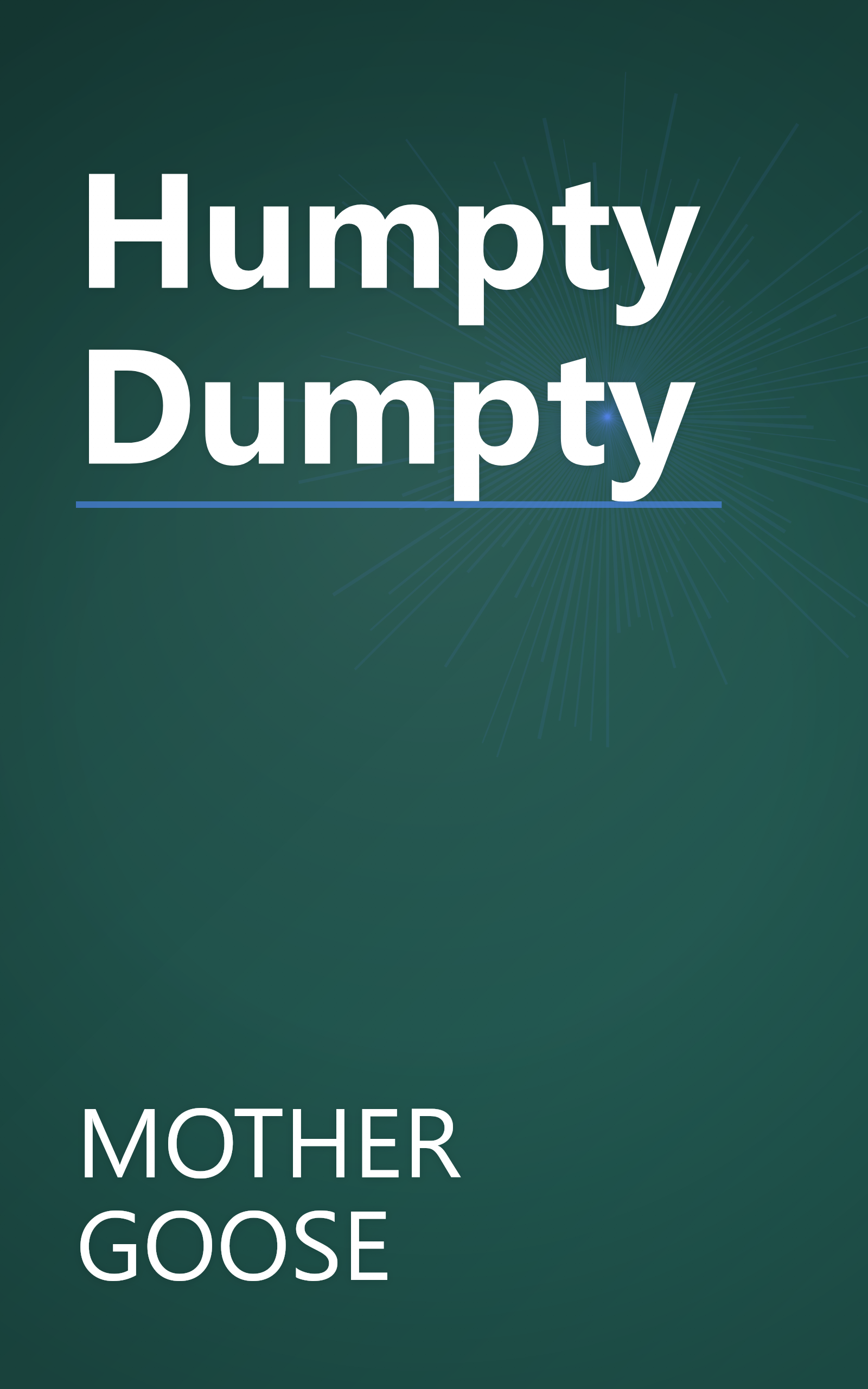 Humpty Dumpty book cover