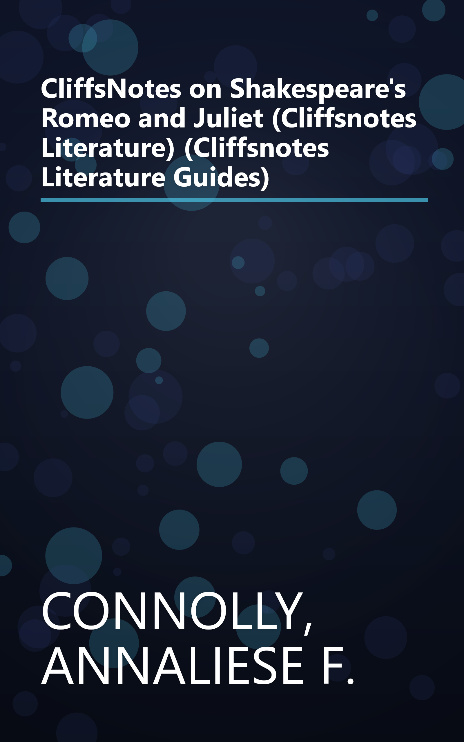 CliffsNotes on Shakespeare's Romeo and Juliet (Cliffsnotes Literature) (Cliffsnotes Literature Guides) book cover