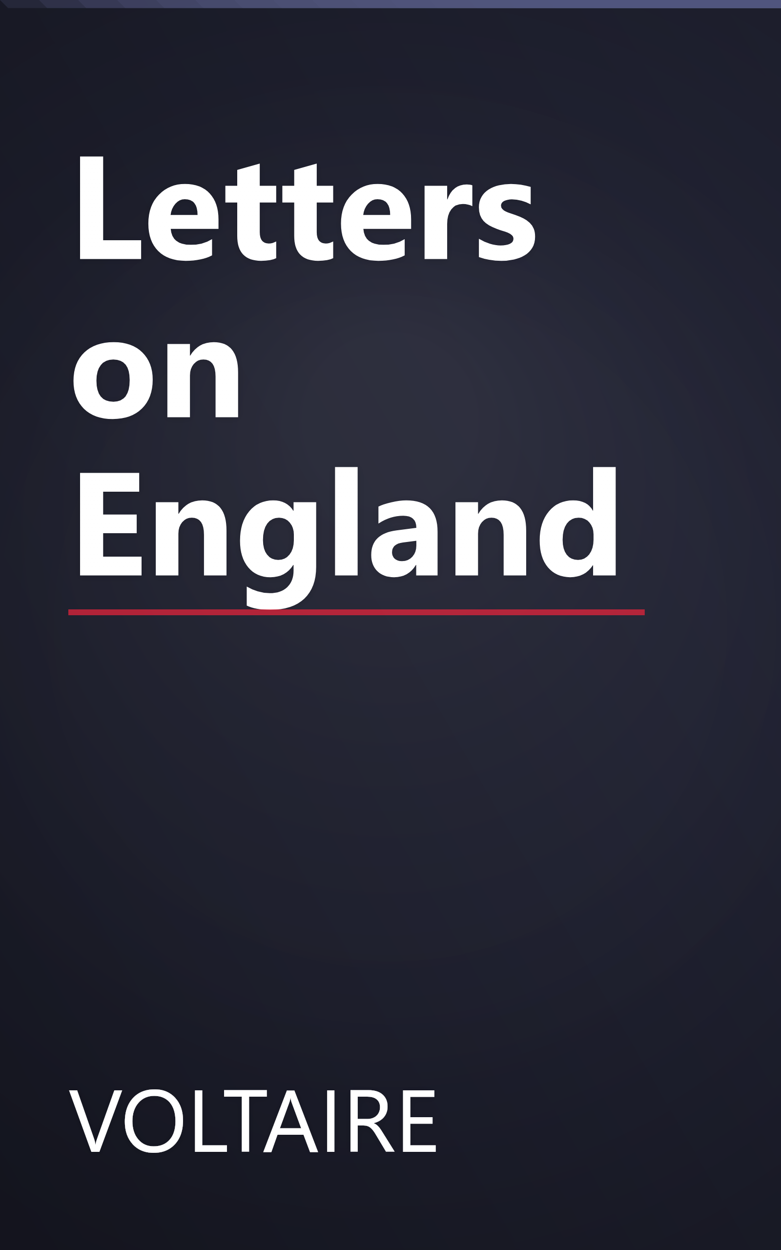 Letters on England book cover
