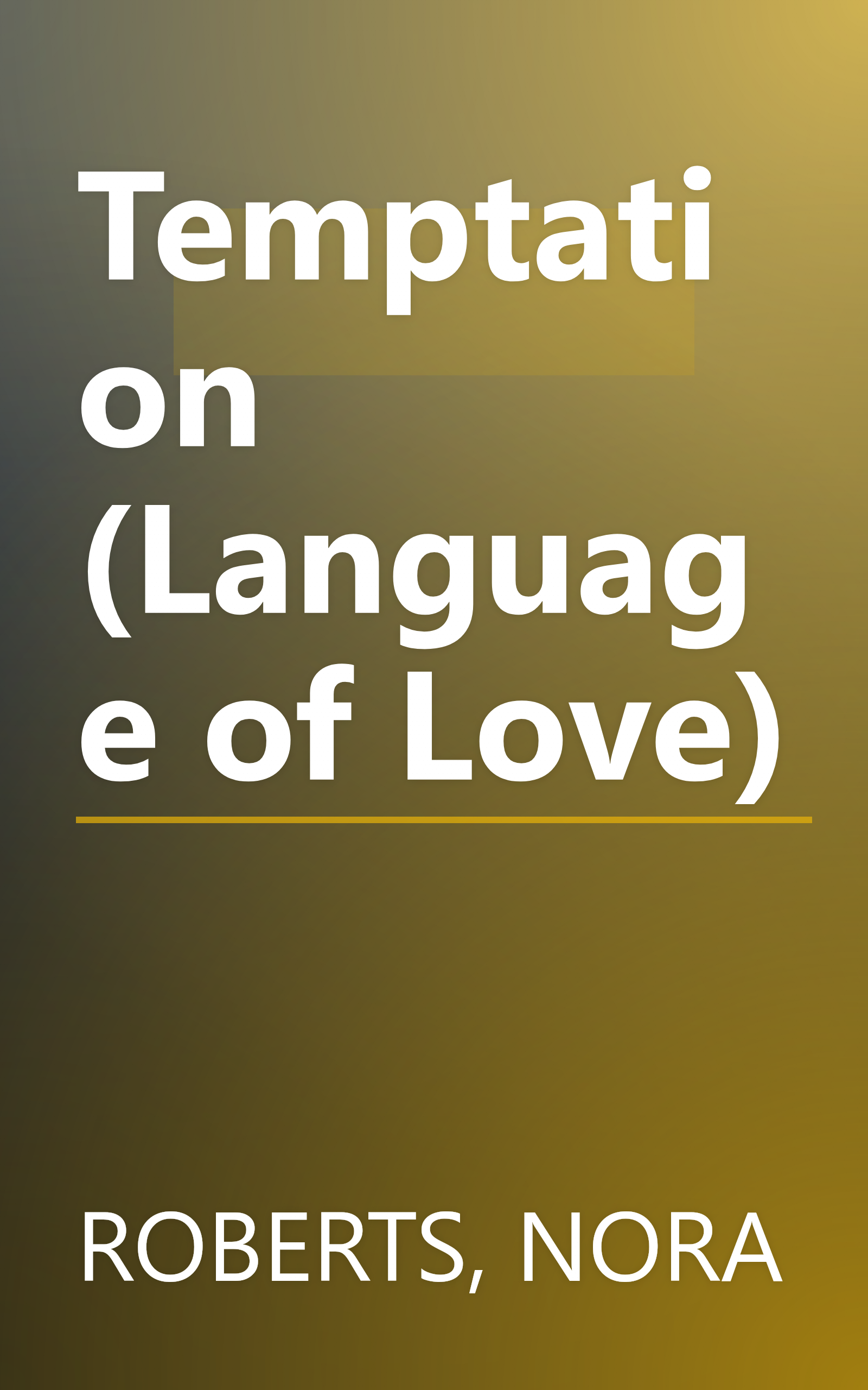Temptation (Language of Love) book cover