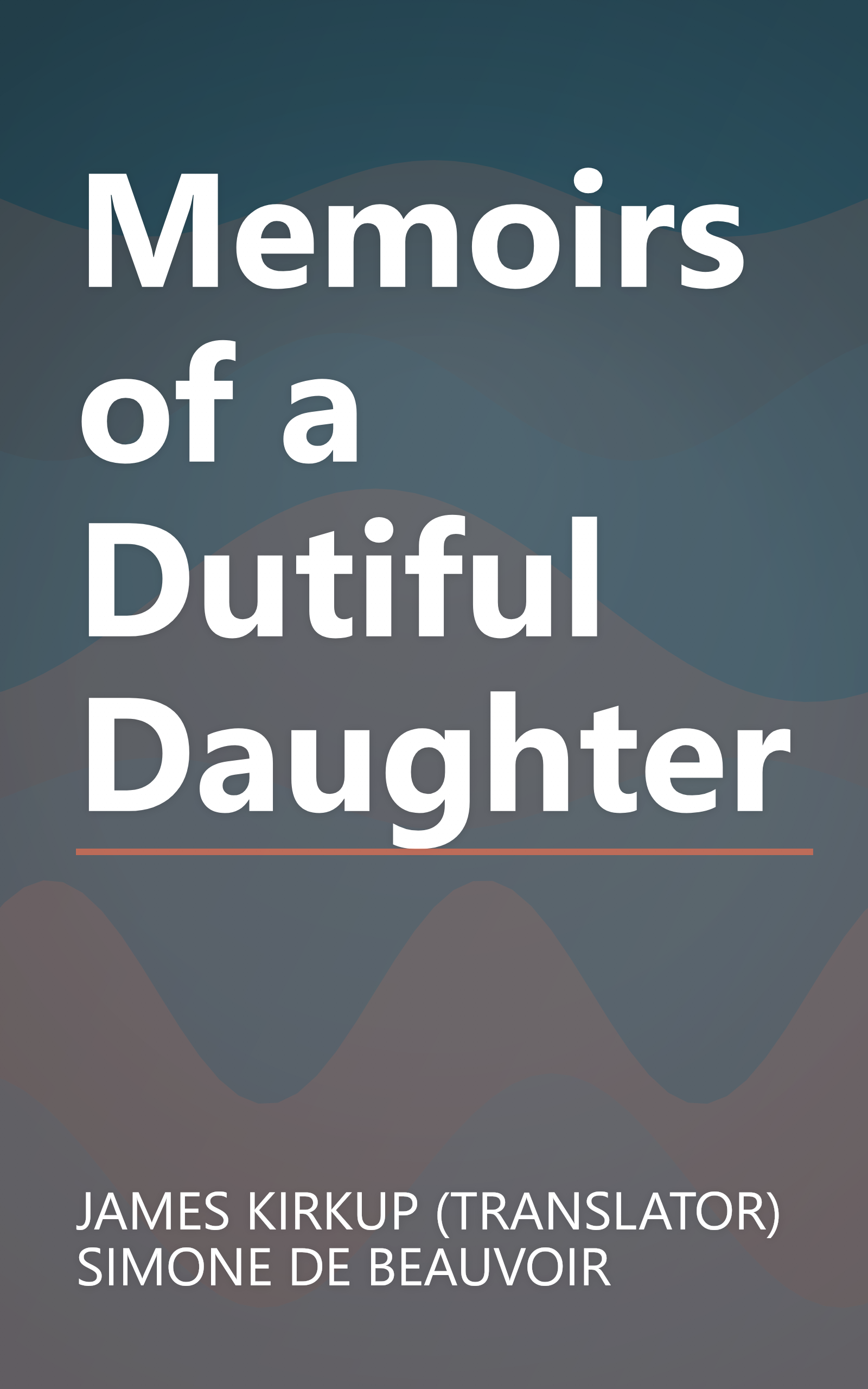 Memoirs of a Dutiful Daughter book cover