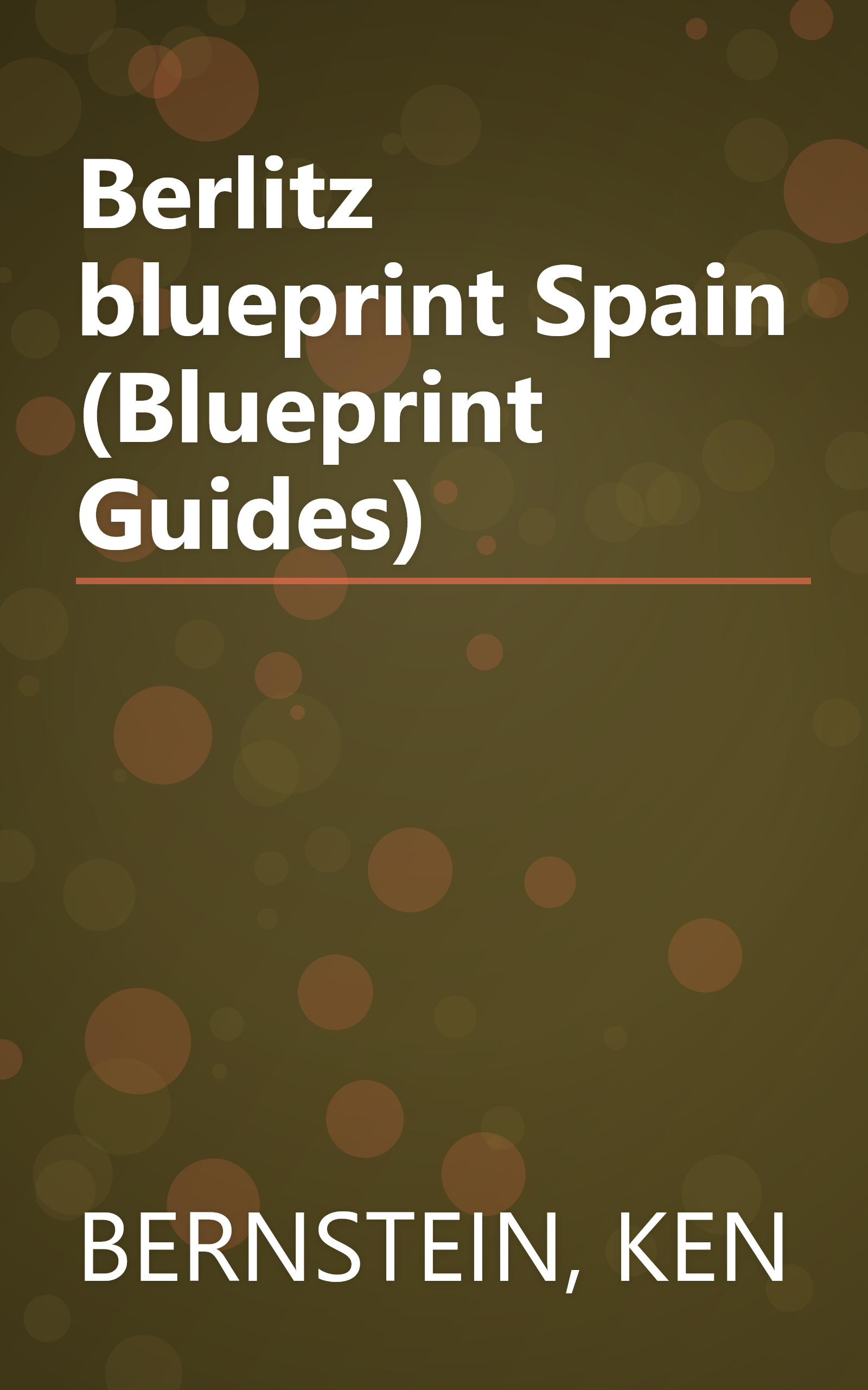 Berlitz blueprint Spain (Blueprint Guides) book cover