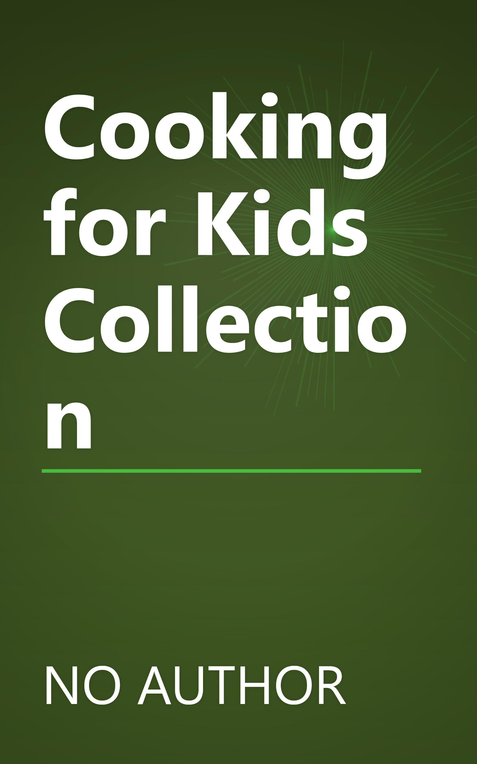 Cooking for Kids Collection book cover