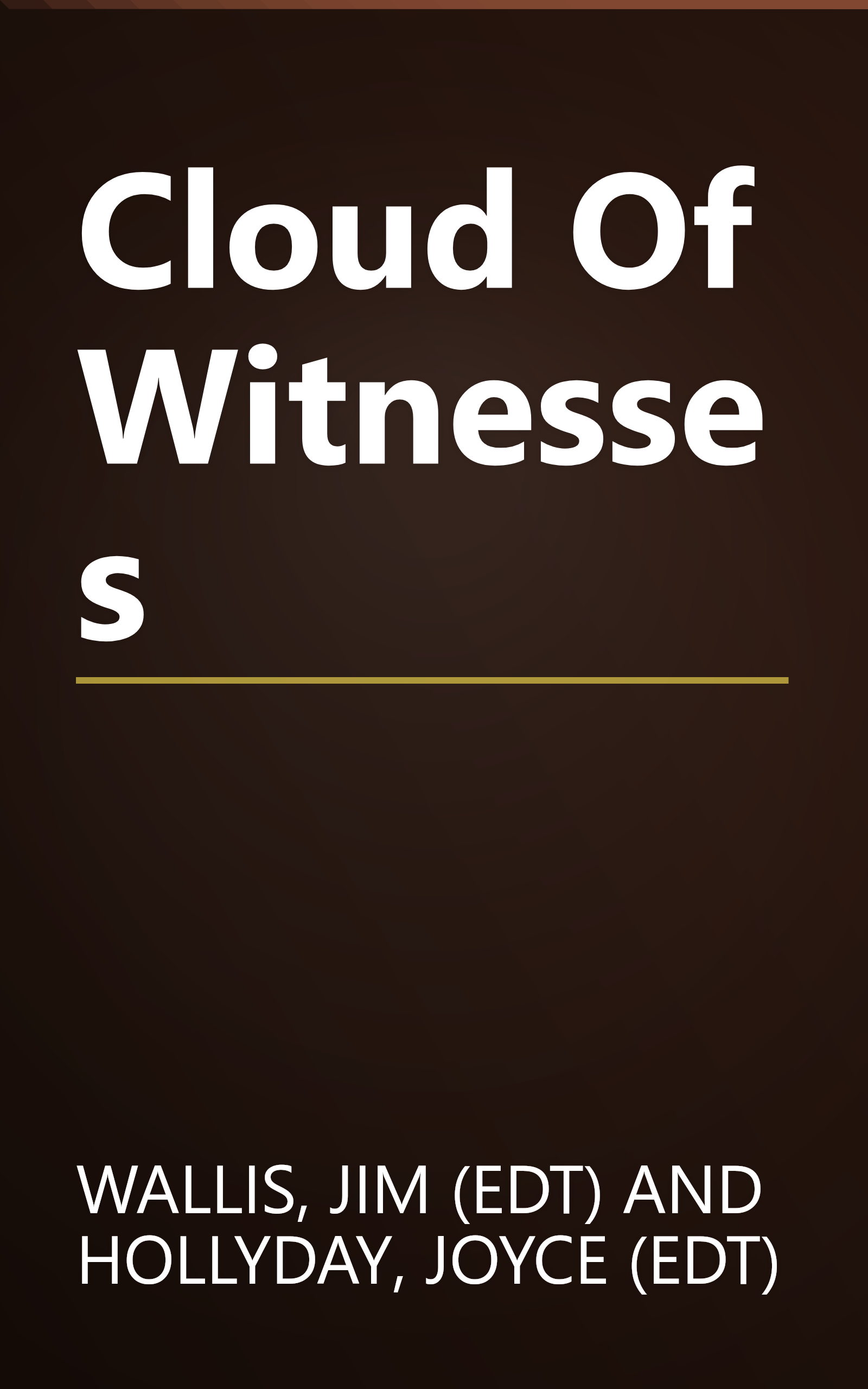 Cloud Of Witnesses book cover