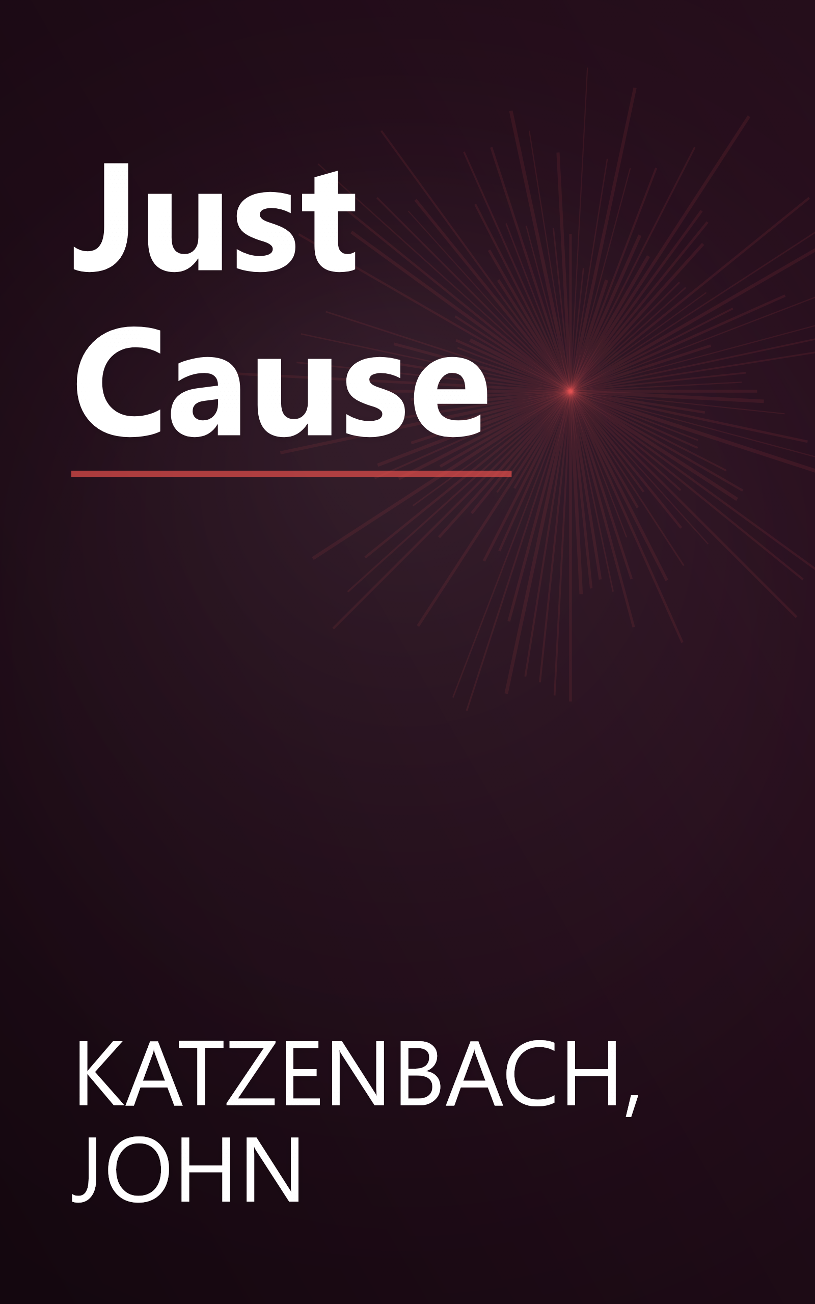 Just Cause book cover
