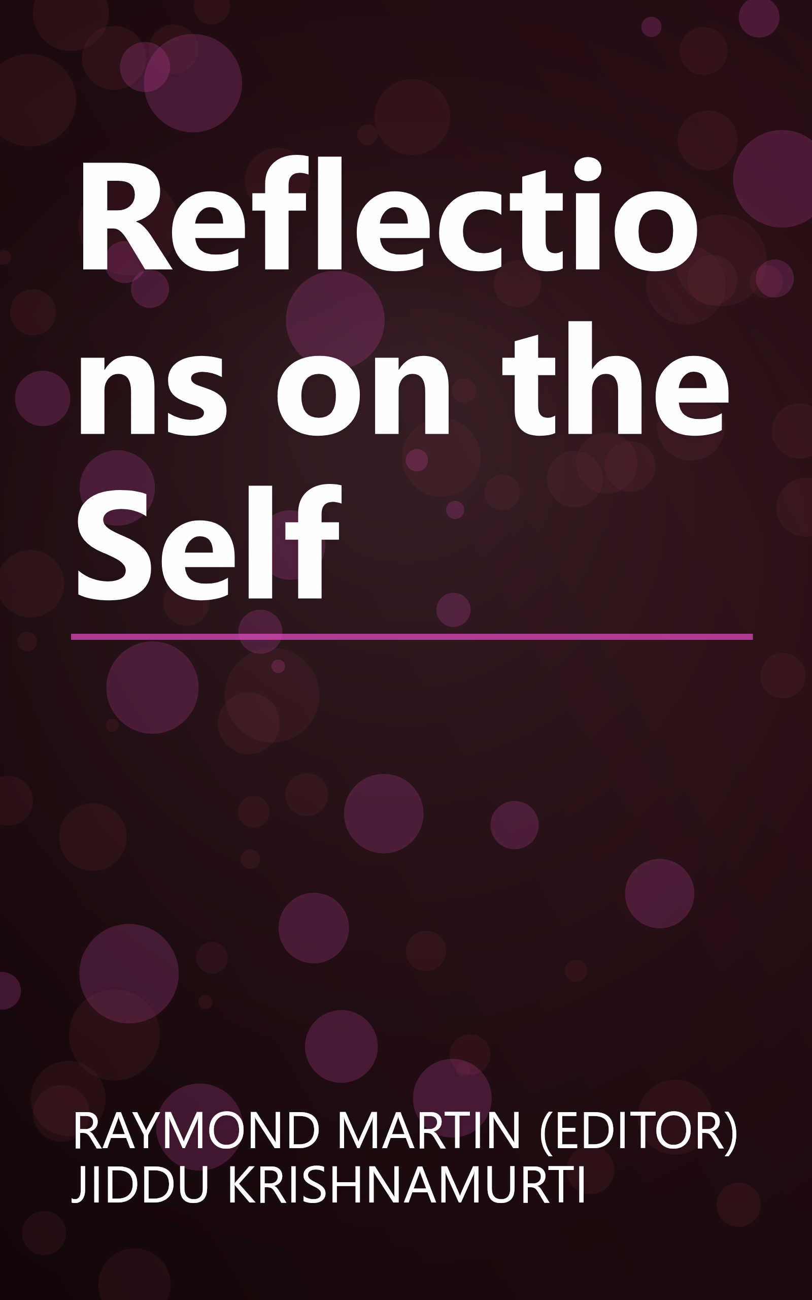 Reflections on the Self book cover
