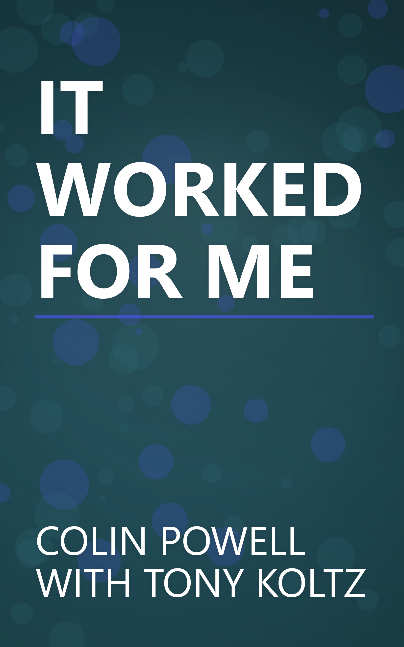 IT WORKED FOR ME book cover