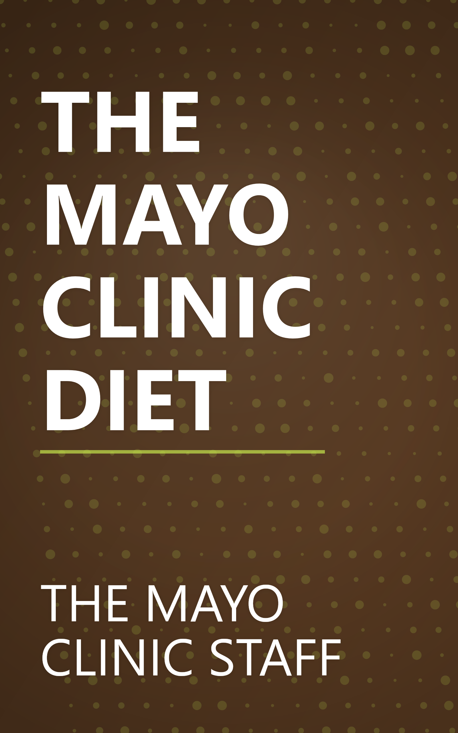THE MAYO CLINIC DIET book cover