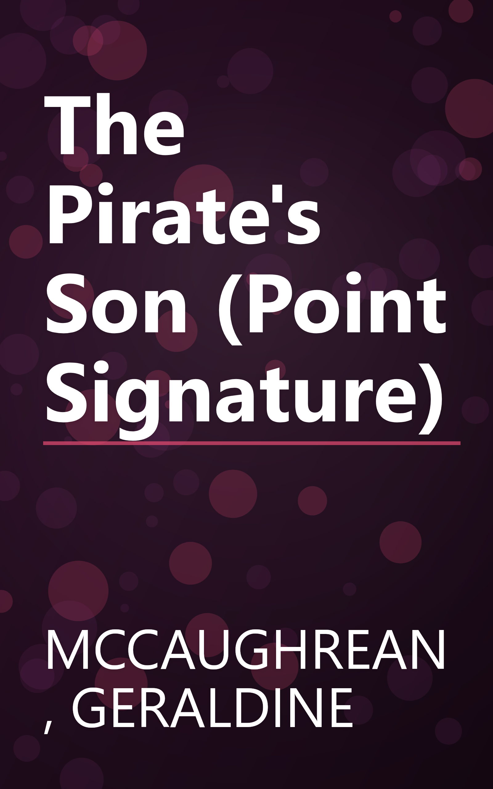 The Pirate's Son (Point Signature) book cover