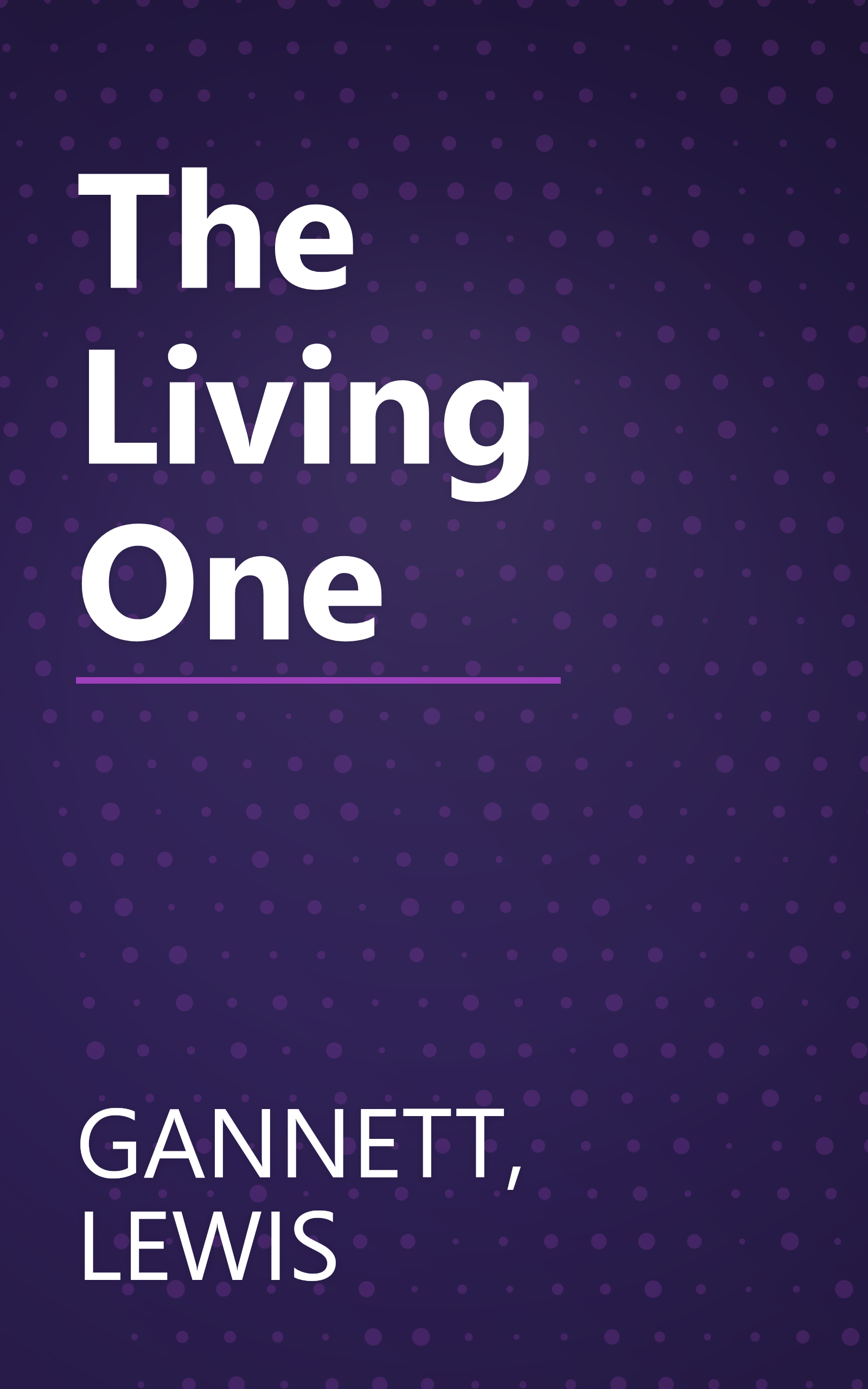 The Living One book cover
