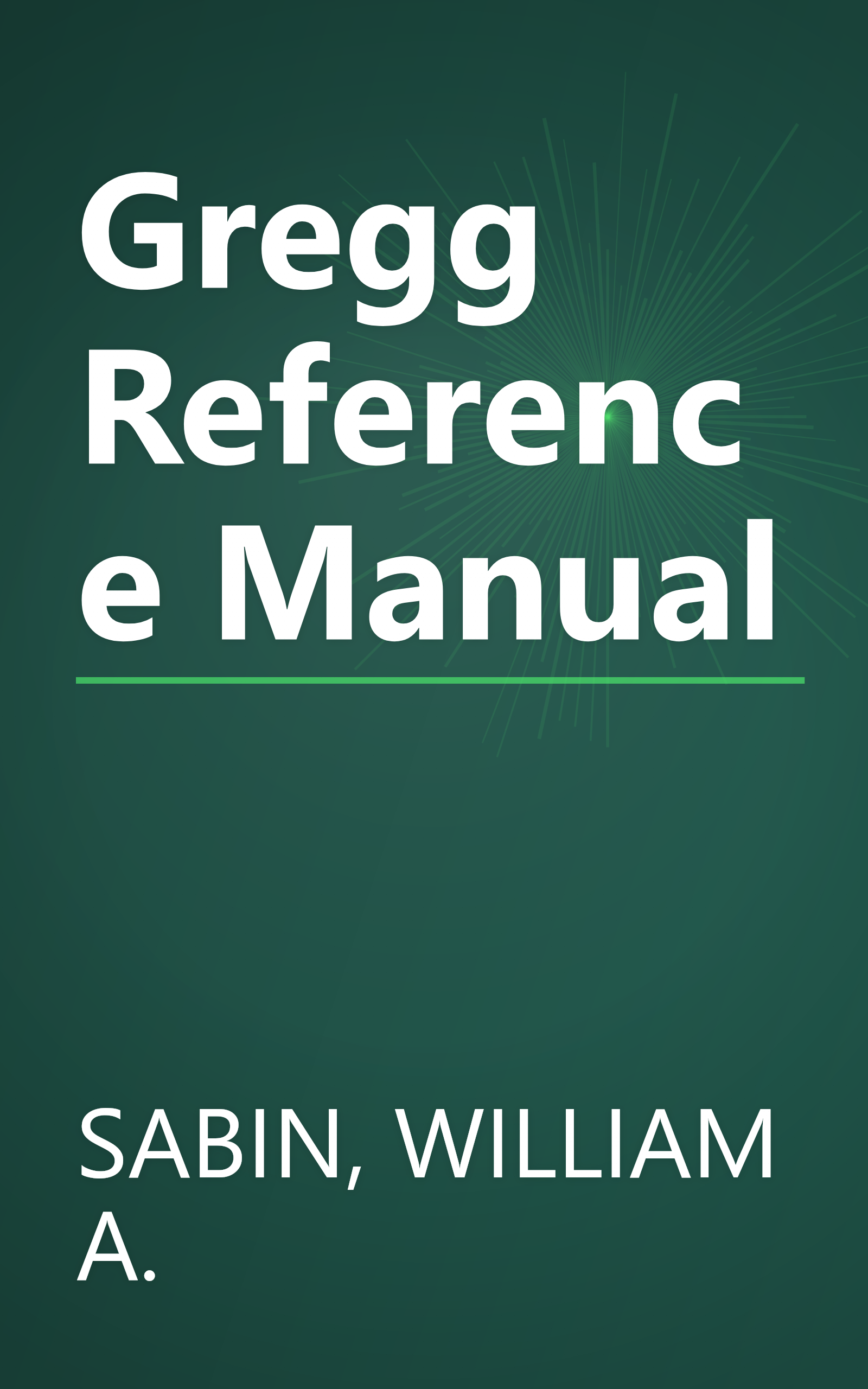 Gregg Reference Manual book cover