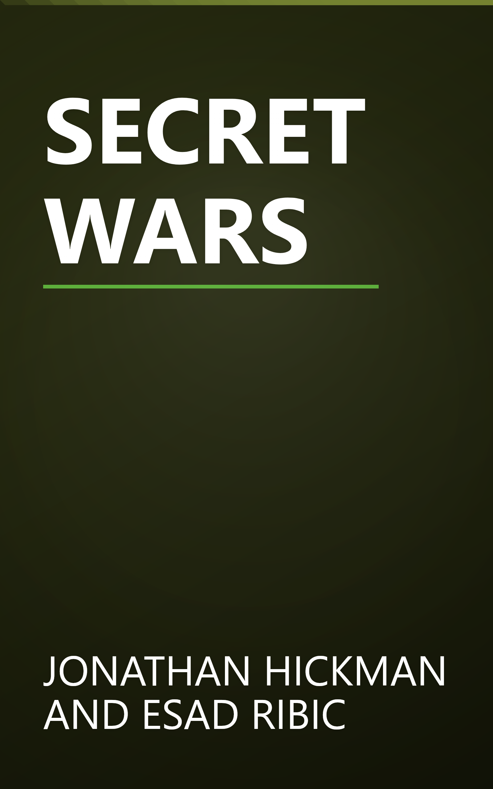 SECRET WARS book cover