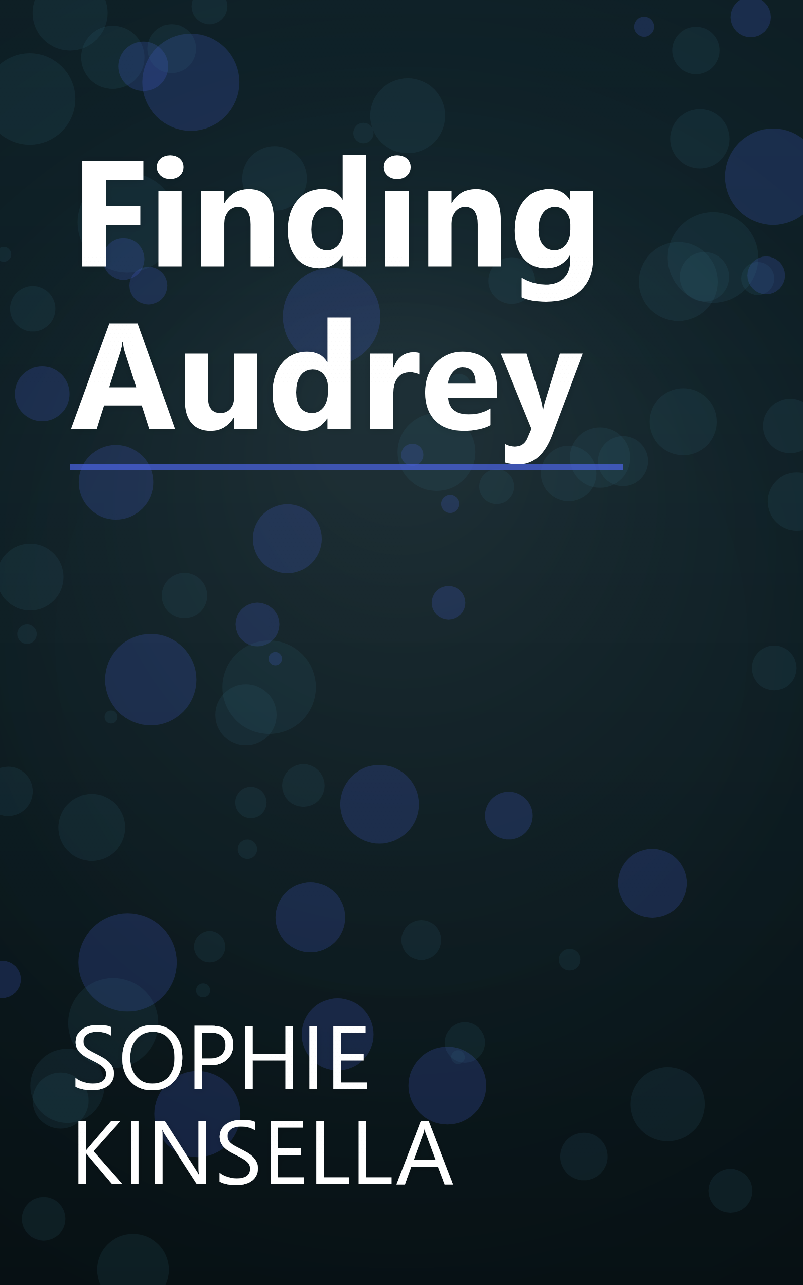 Finding Audrey book cover