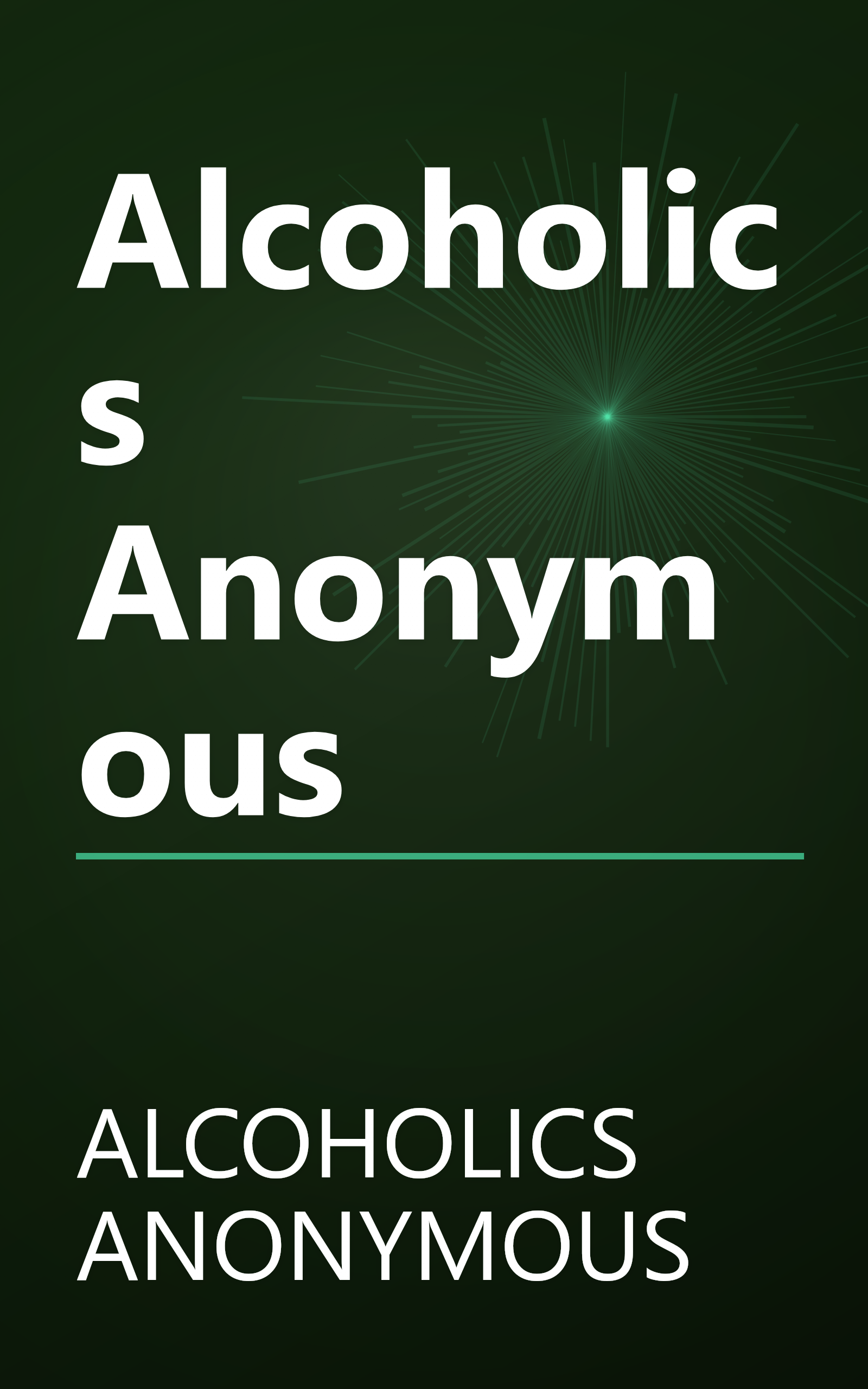 Alcoholics Anonymous book cover