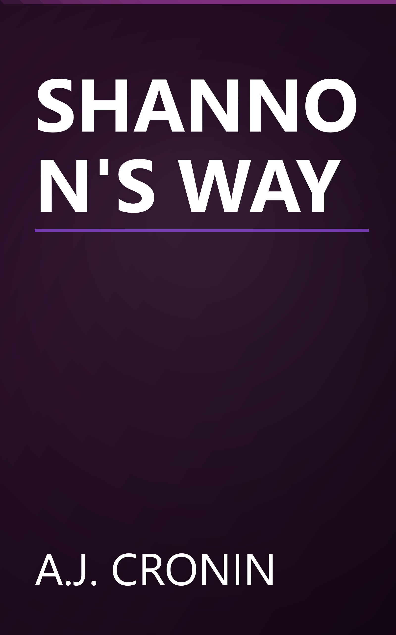 SHANNON'S WAY book cover