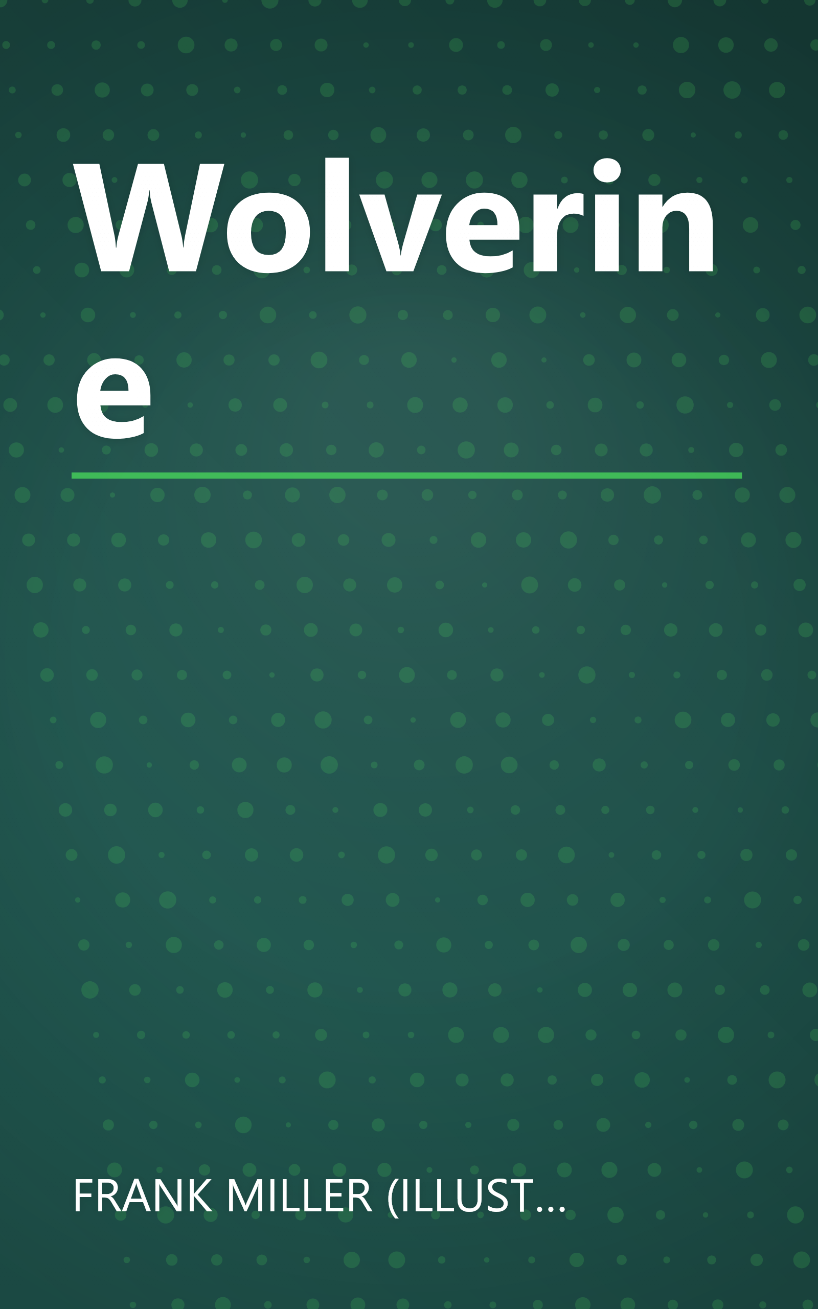 Wolverine book cover