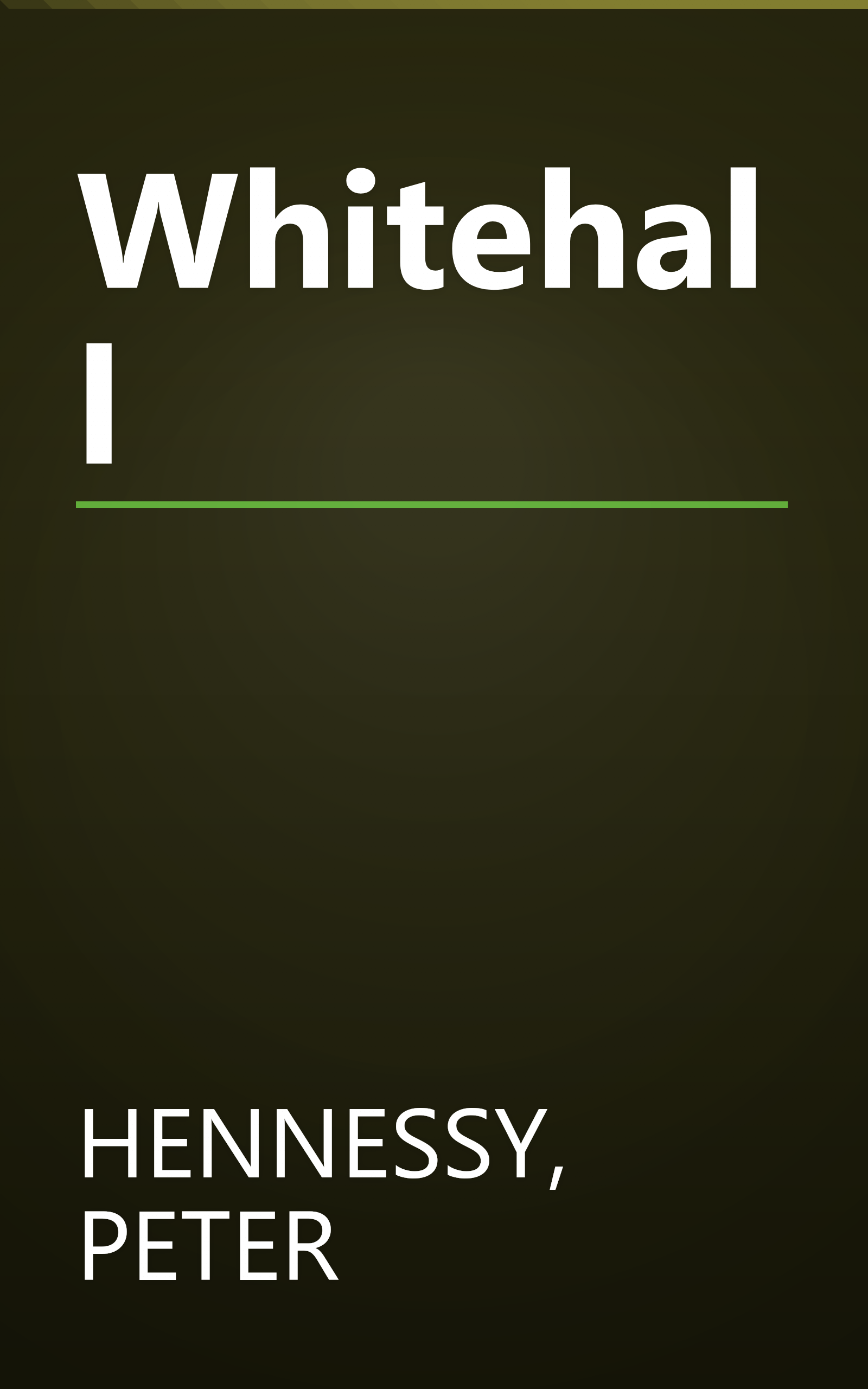 Whitehall book cover