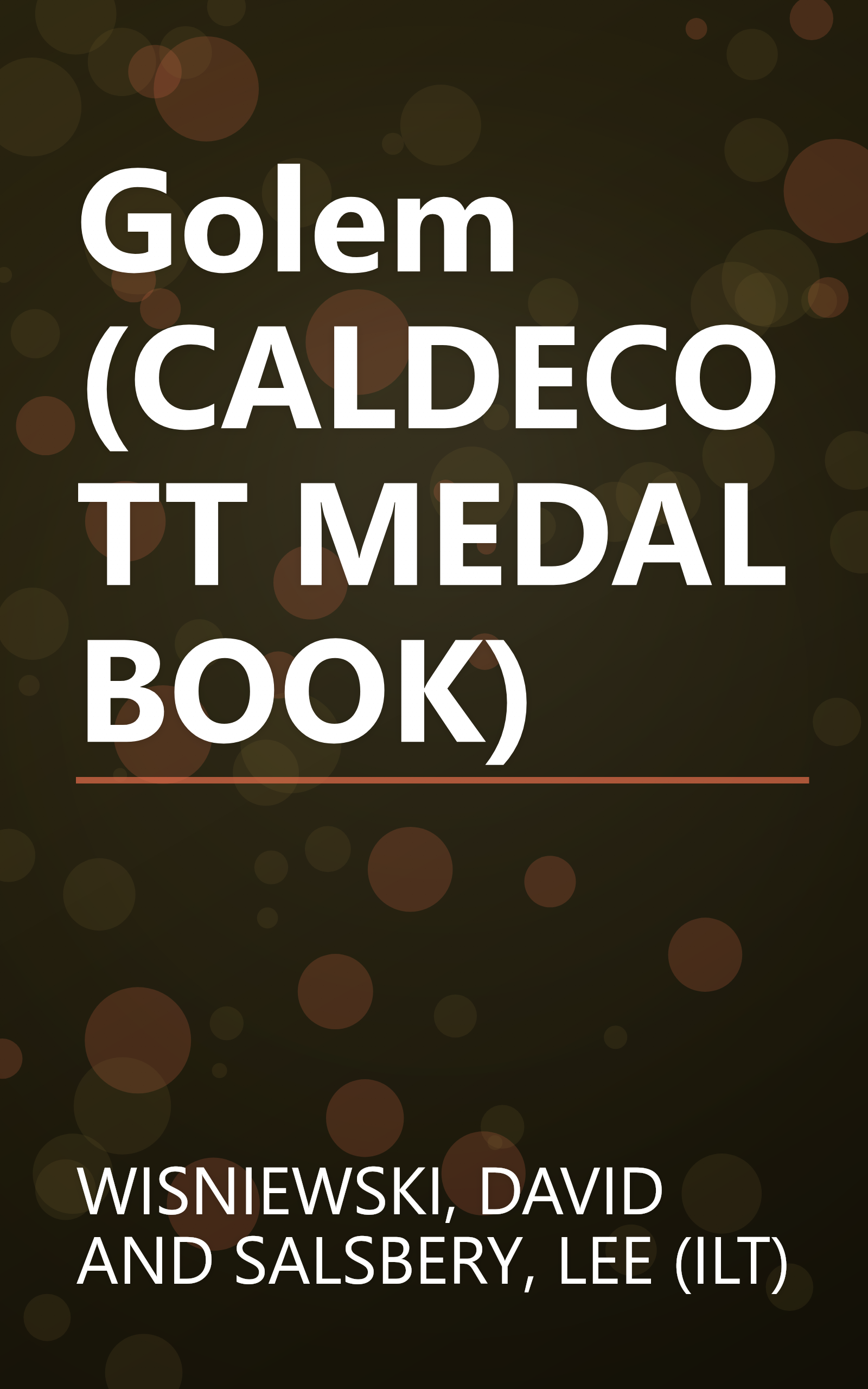 Golem (CALDECOTT MEDAL BOOK) book cover