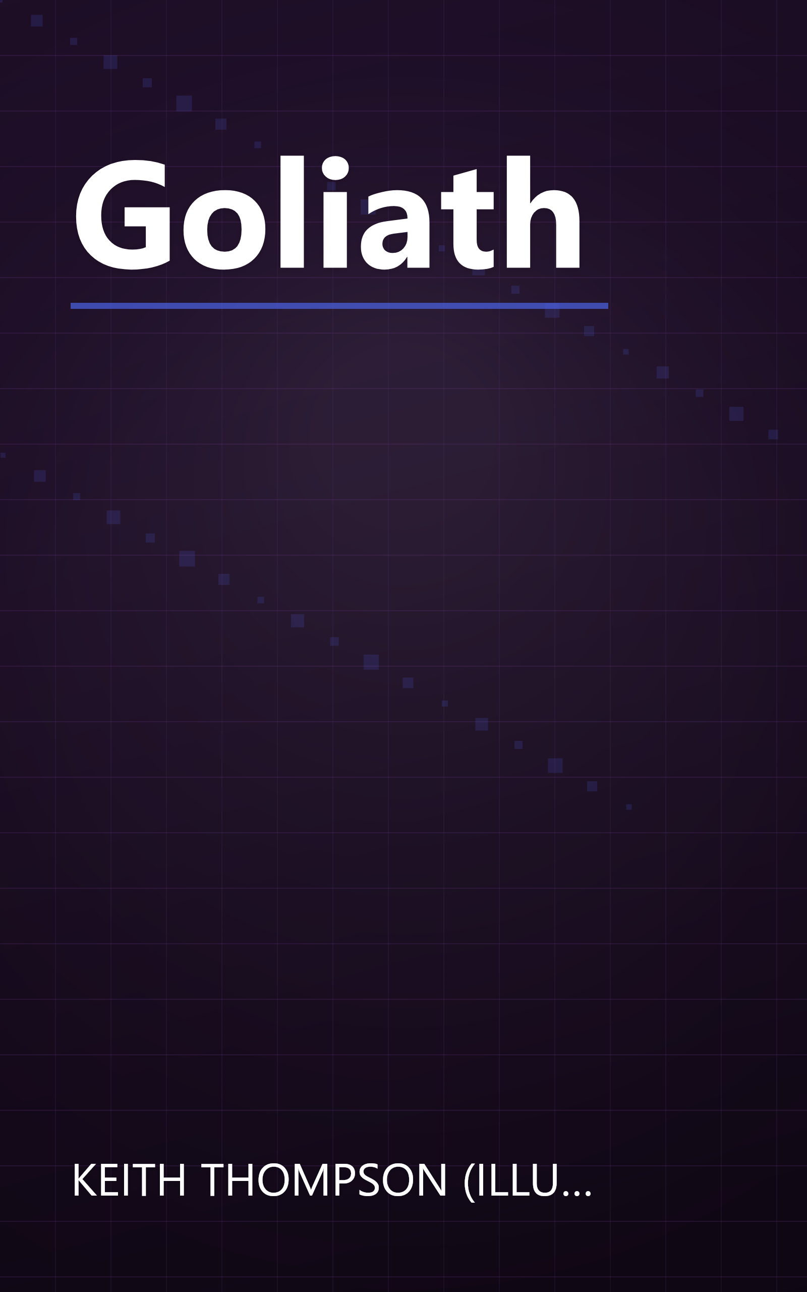 Goliath book cover
