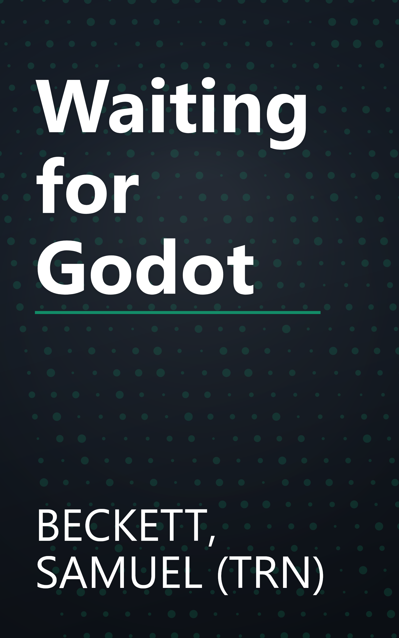 Waiting for Godot book cover