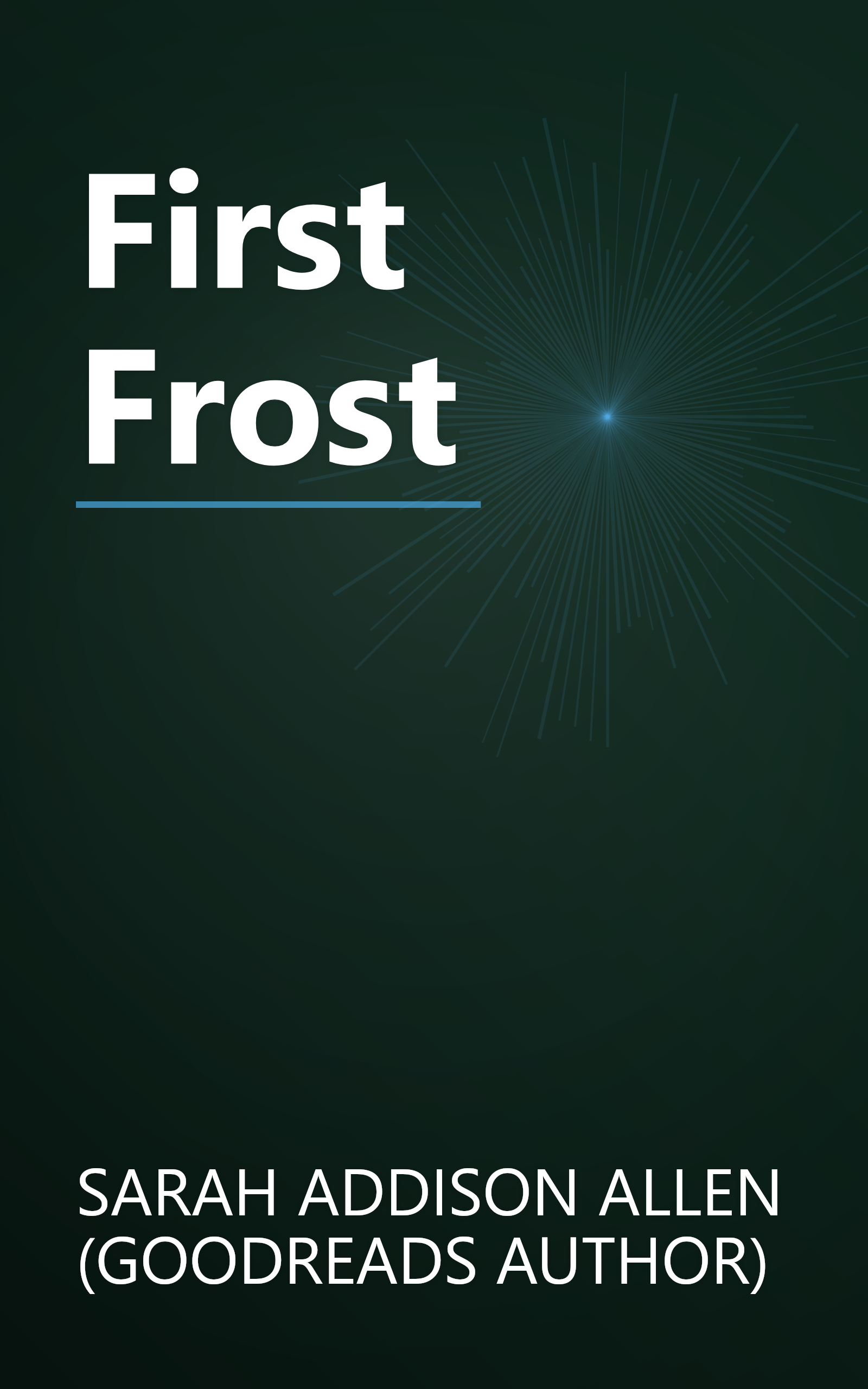 First Frost book cover