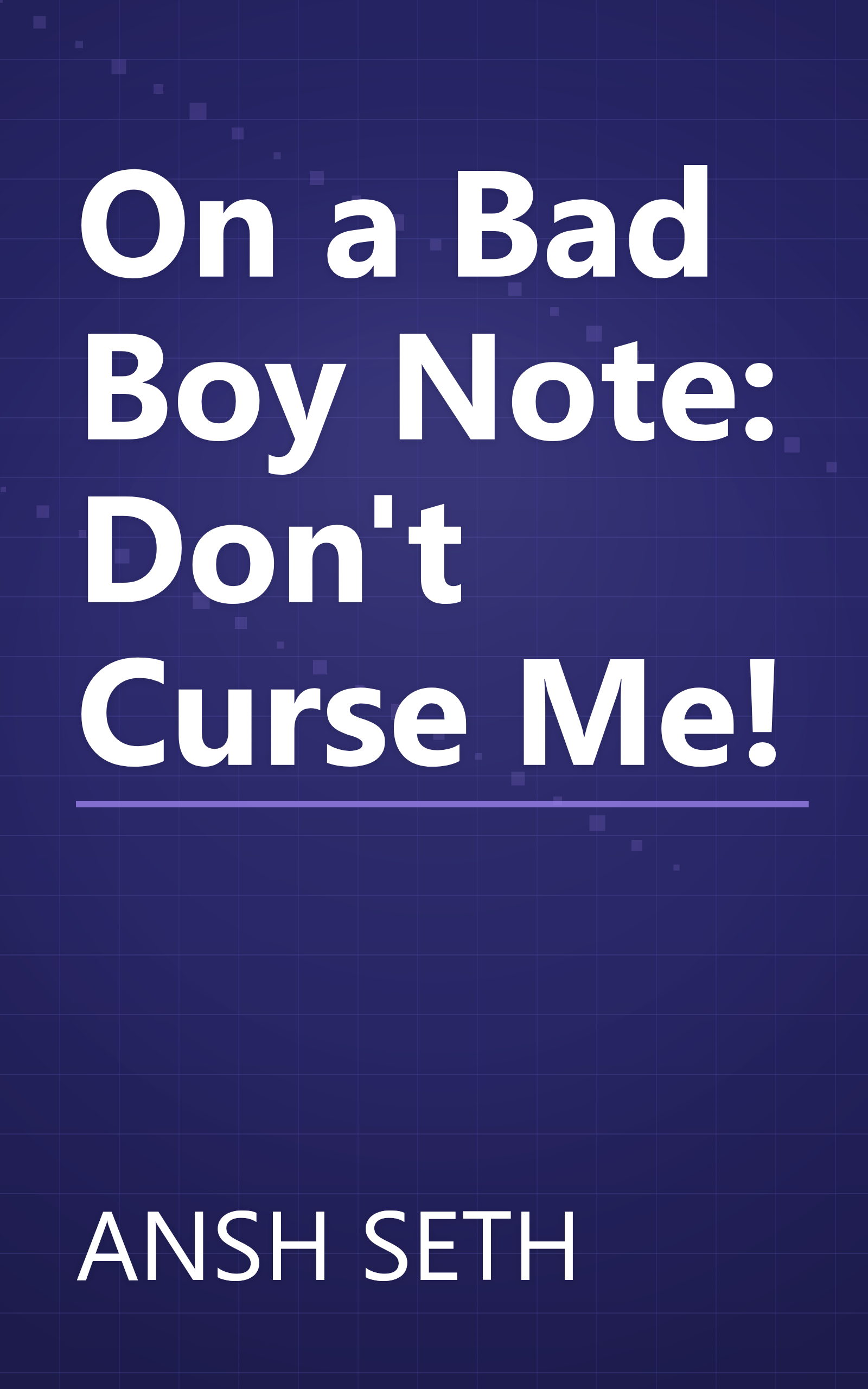 On a Bad Boy Note: Don't Curse Me! book cover